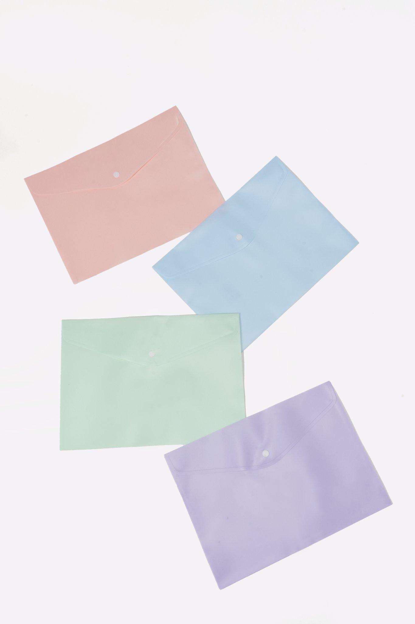 4 Pack Plastic Envelopes