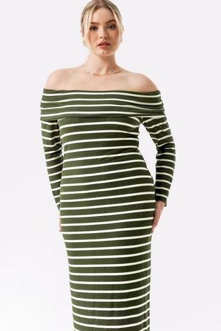 Stripe Bodycon Dress