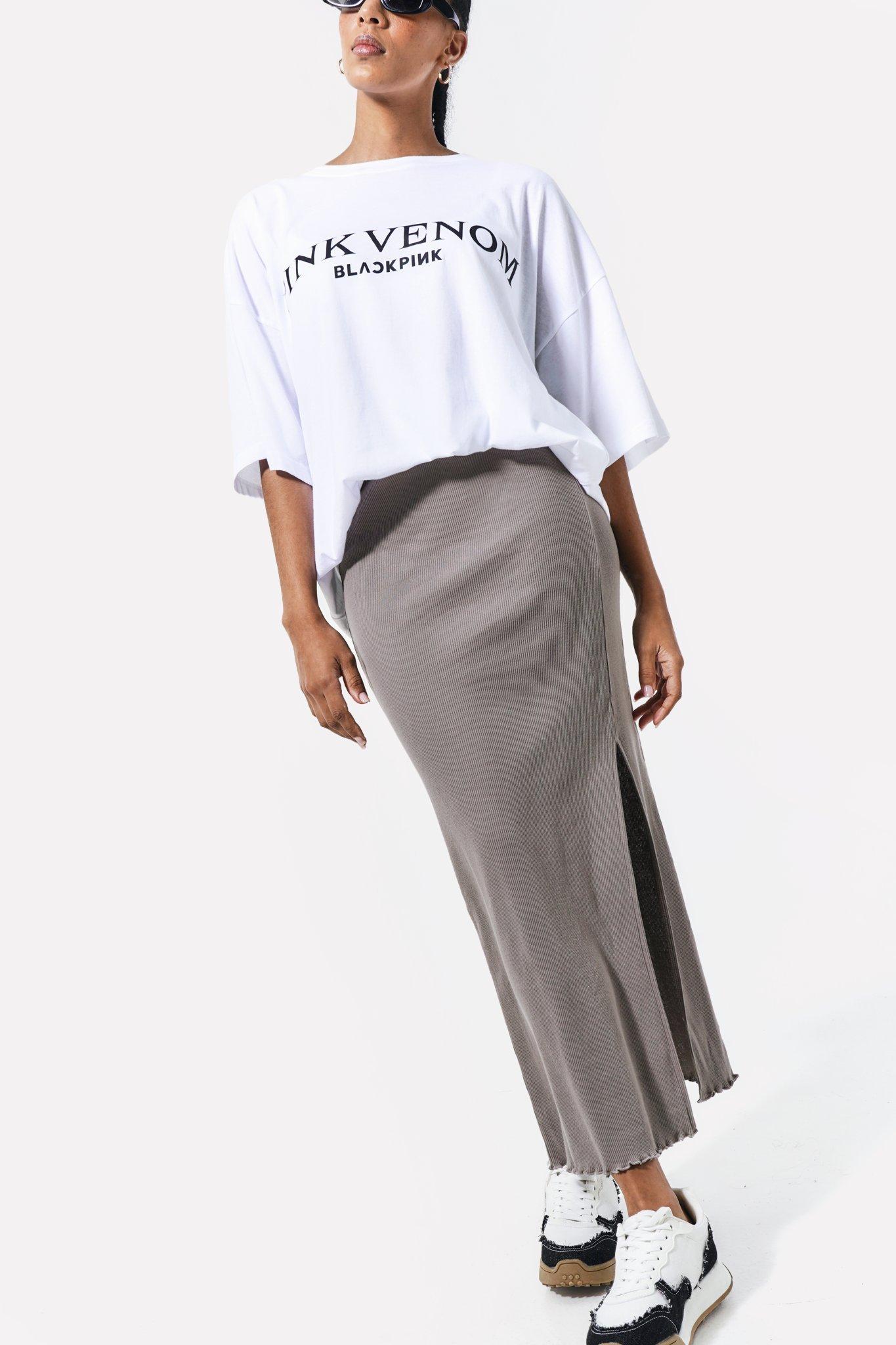 Ribbed Bodycon Skirt