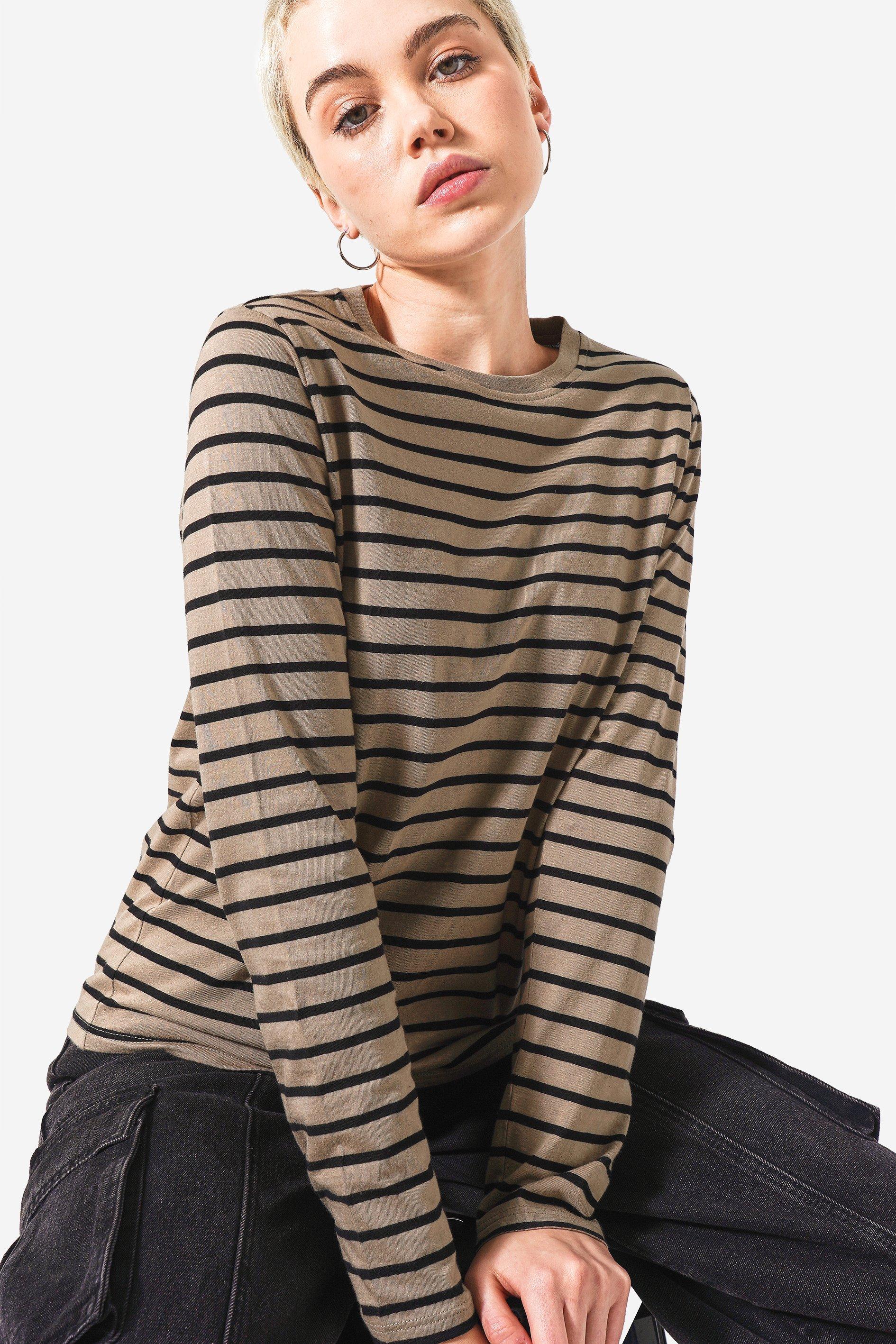 Stripe Long Sleeve Top