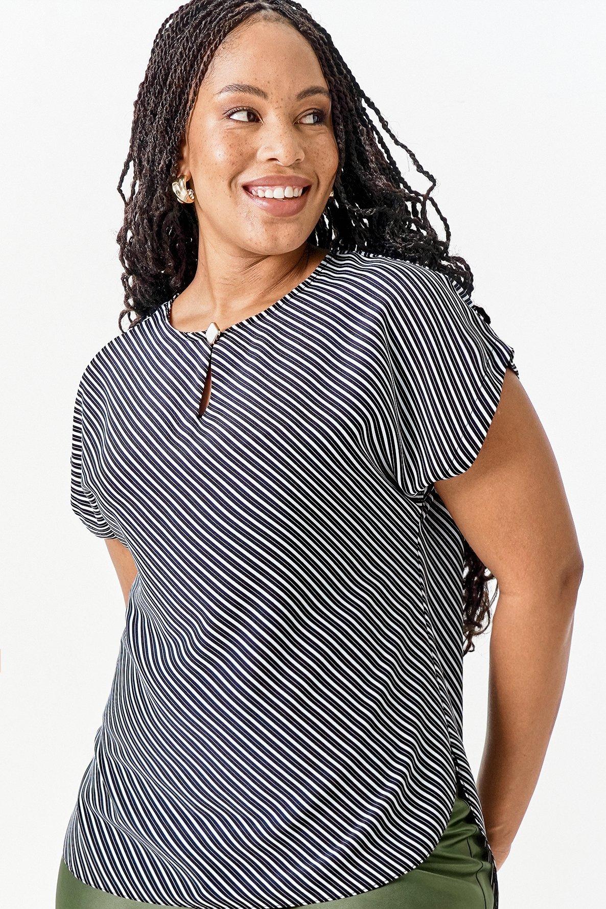 Stripe Boxy Top