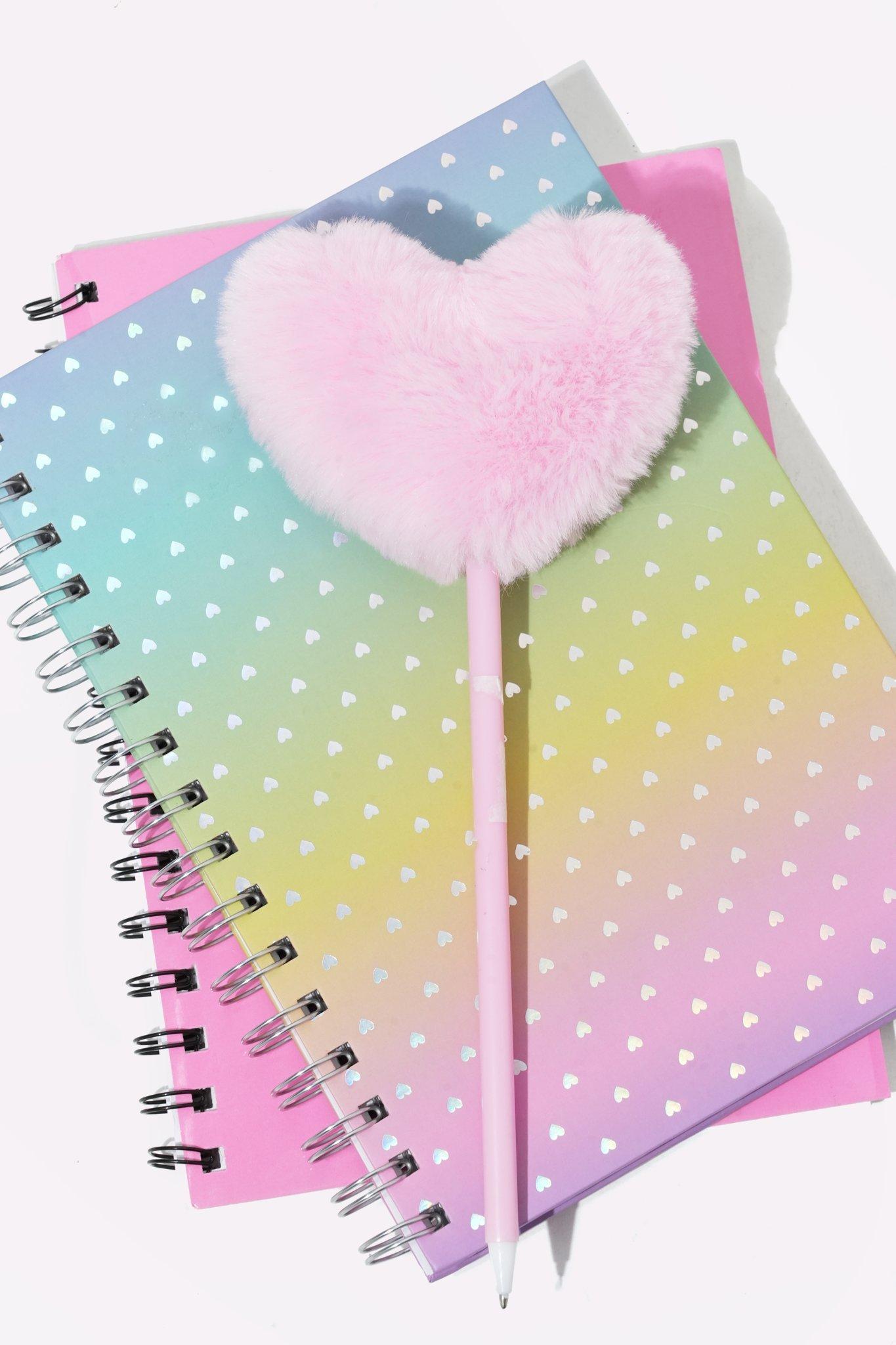 Fluffy Pen - Heart