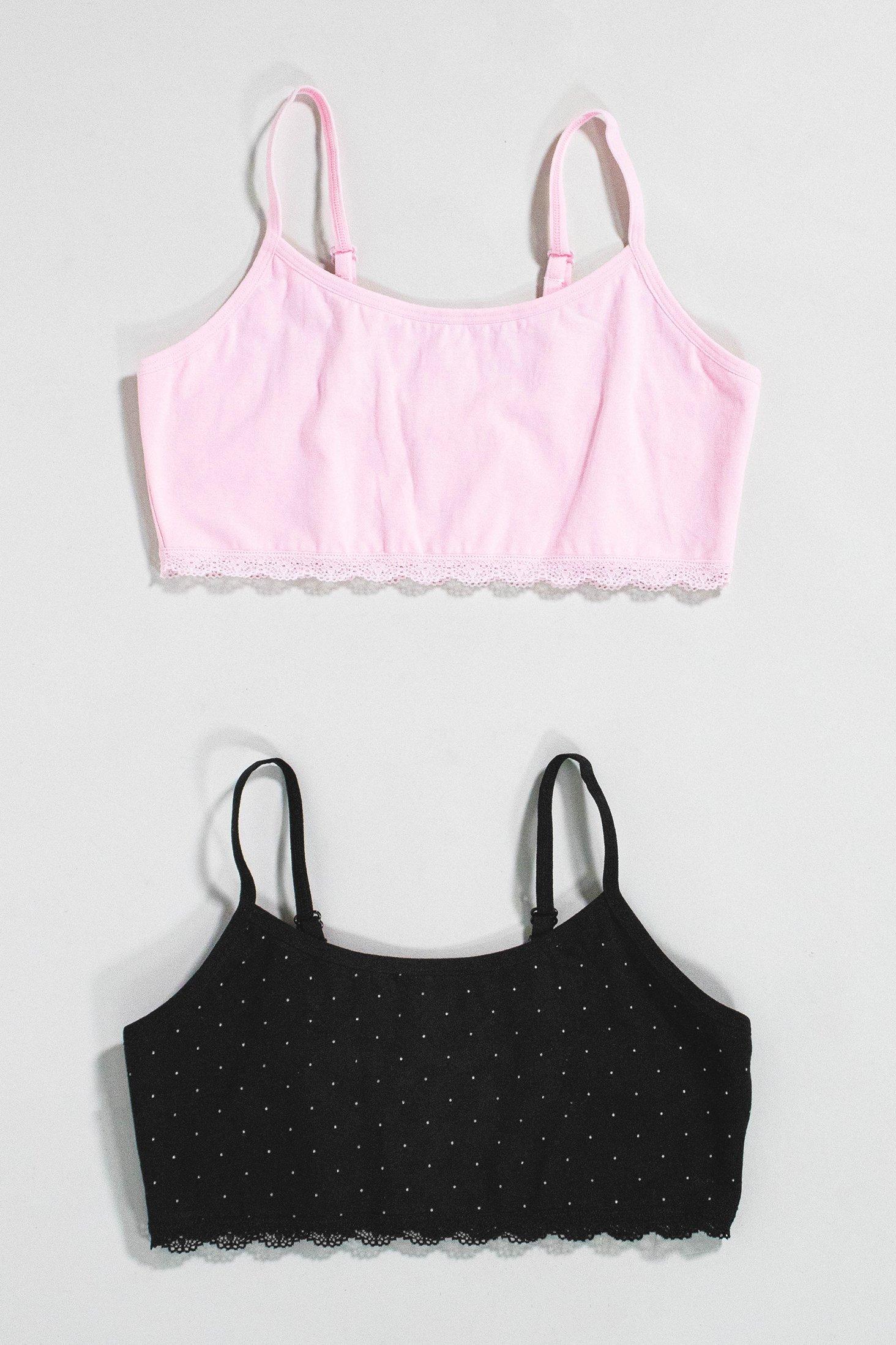 2 Pack Crop Bras