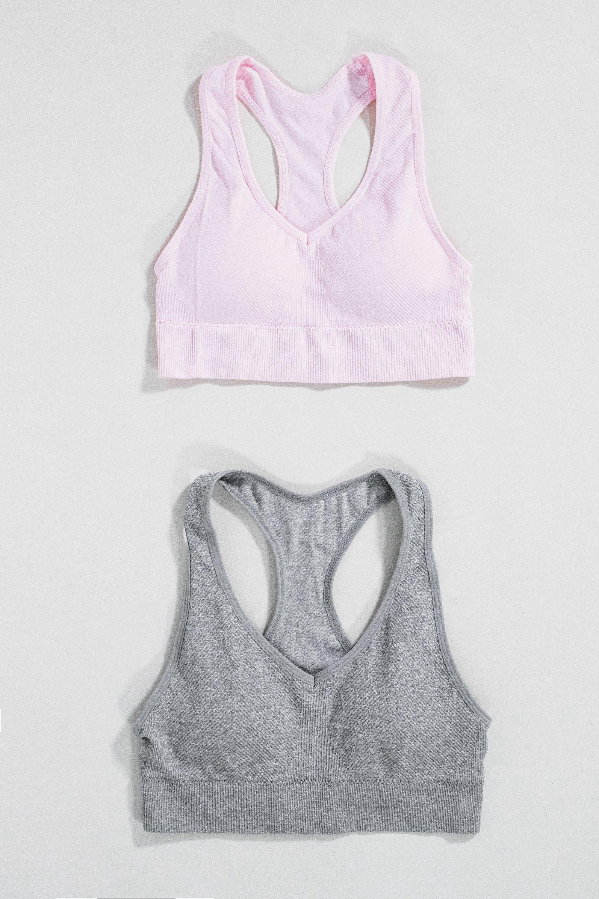 2 Pack Crop Bras