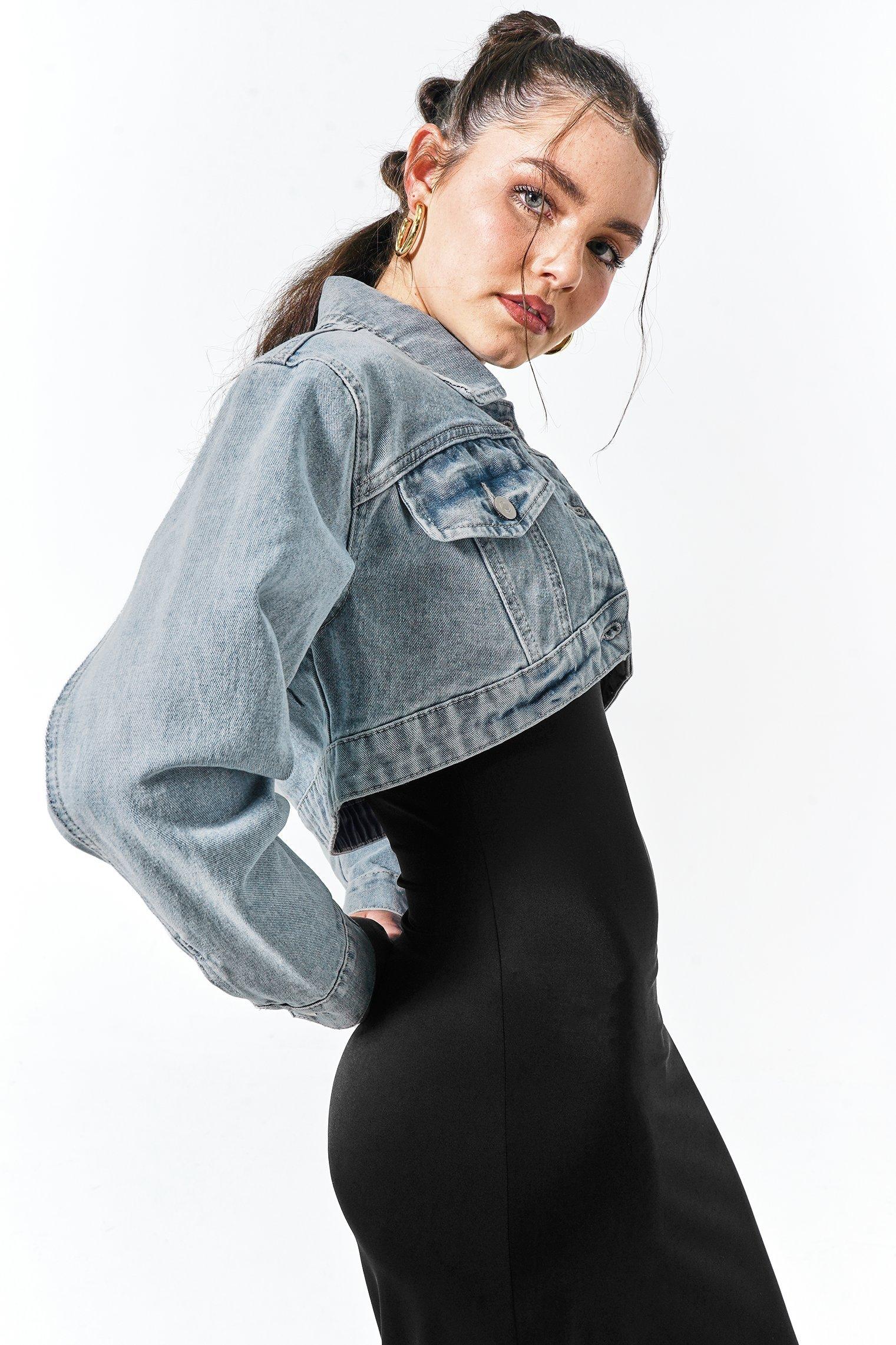 Cropped Denim Jacket
