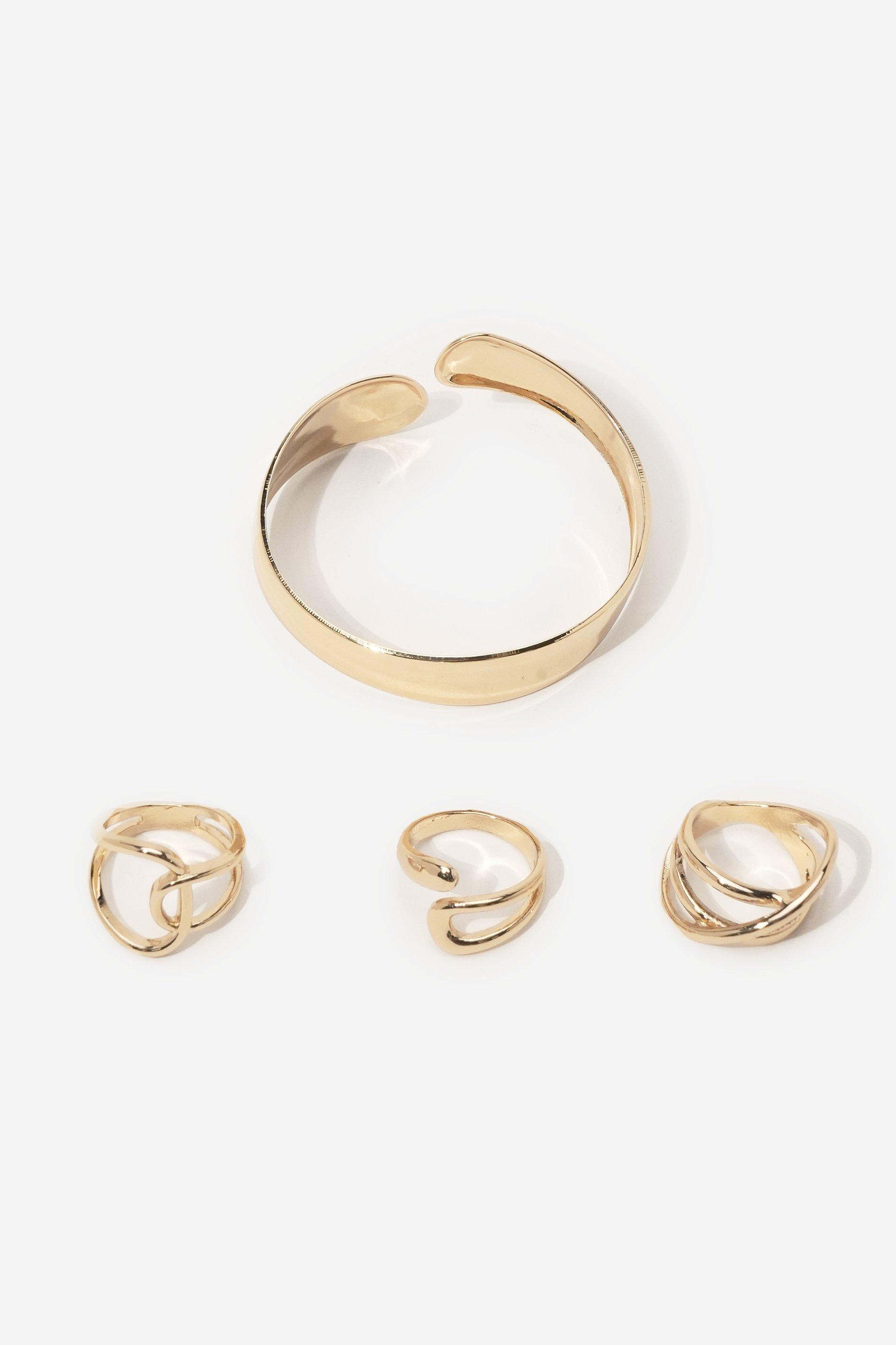 Bangle And Rings Set