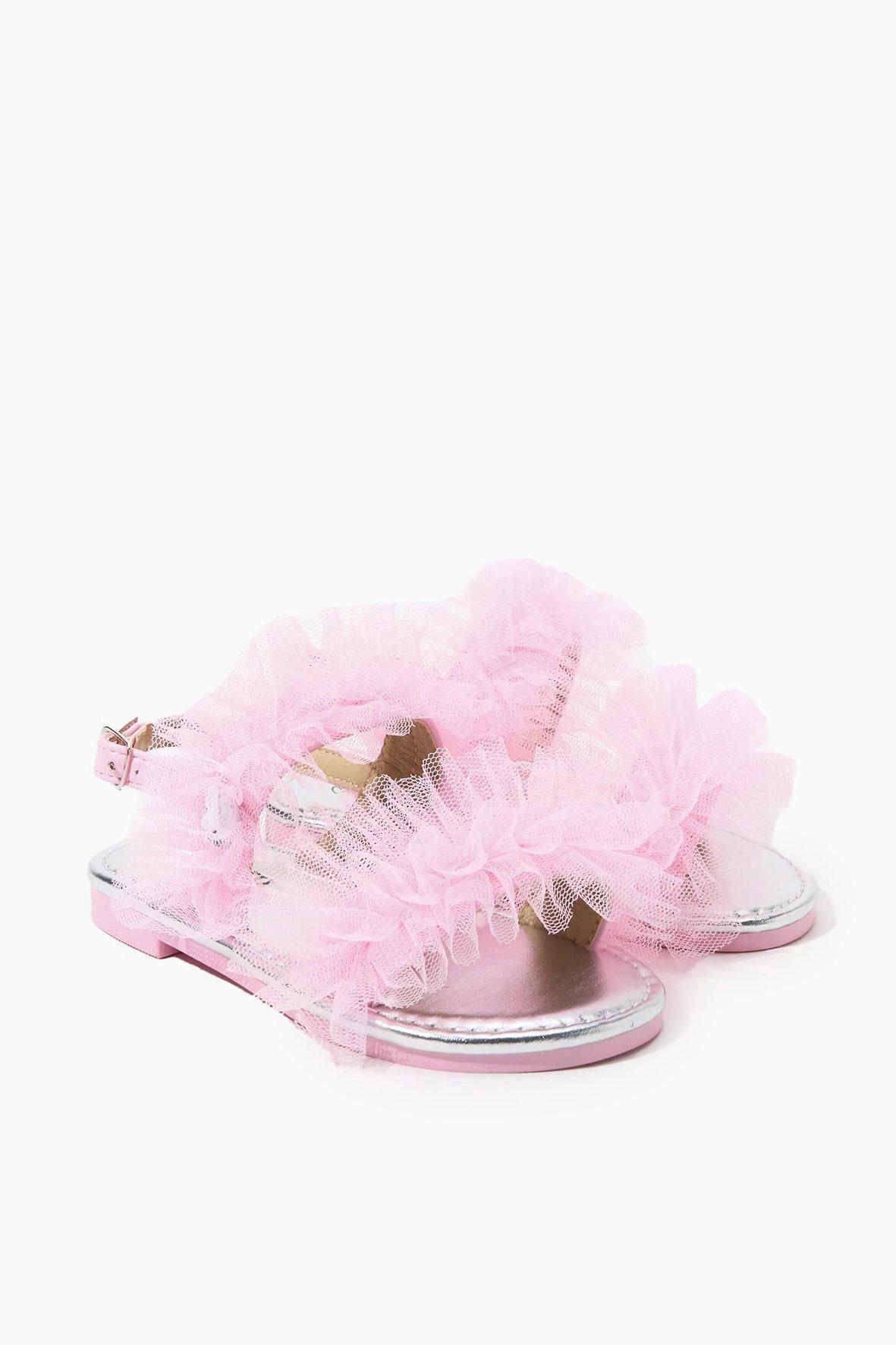 Frill Ankle Strap Sandal