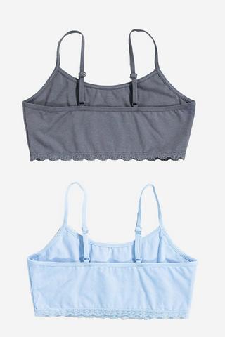 2 Pack Crop Bras