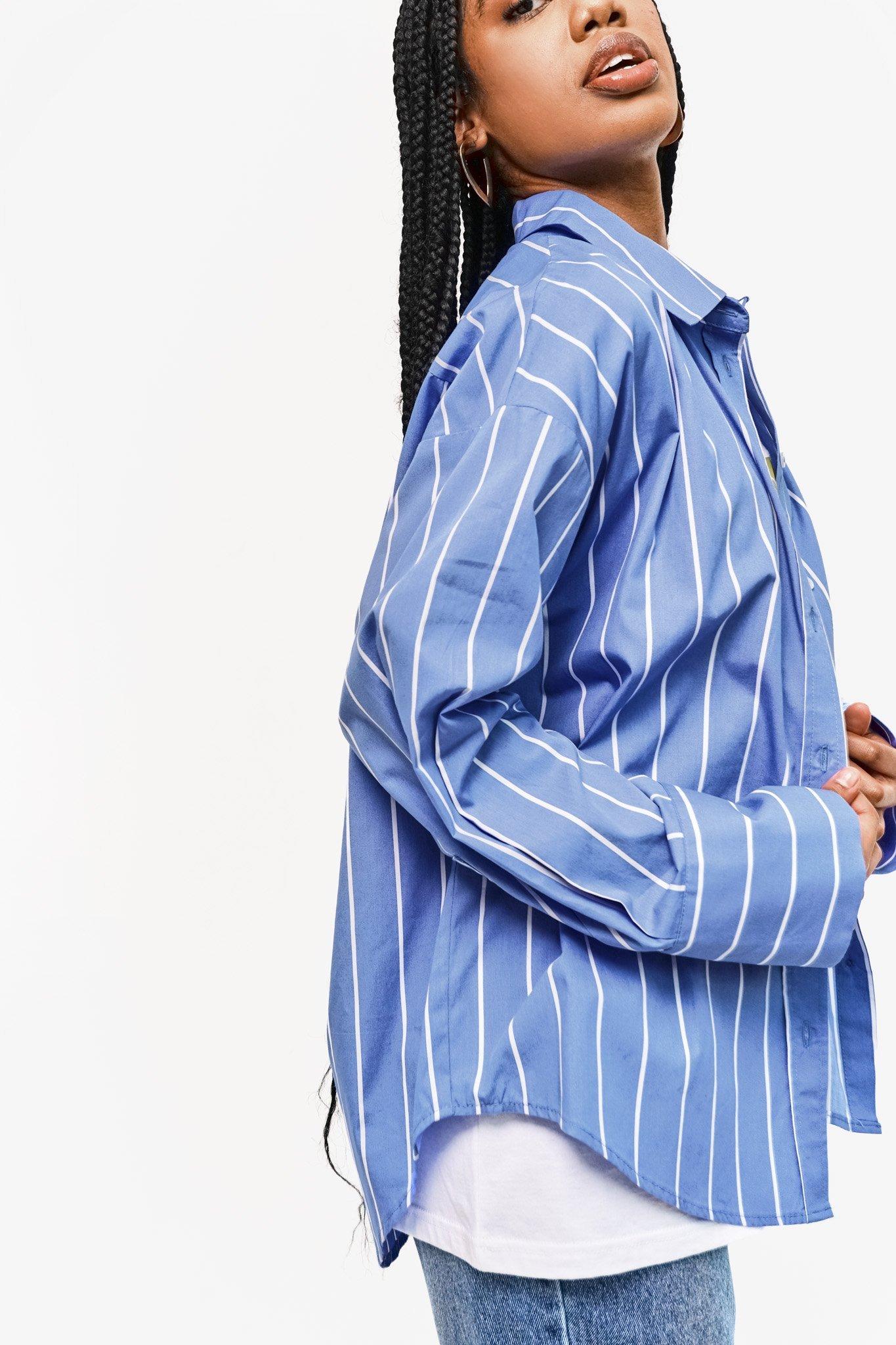 Oversized Stripe Shirt