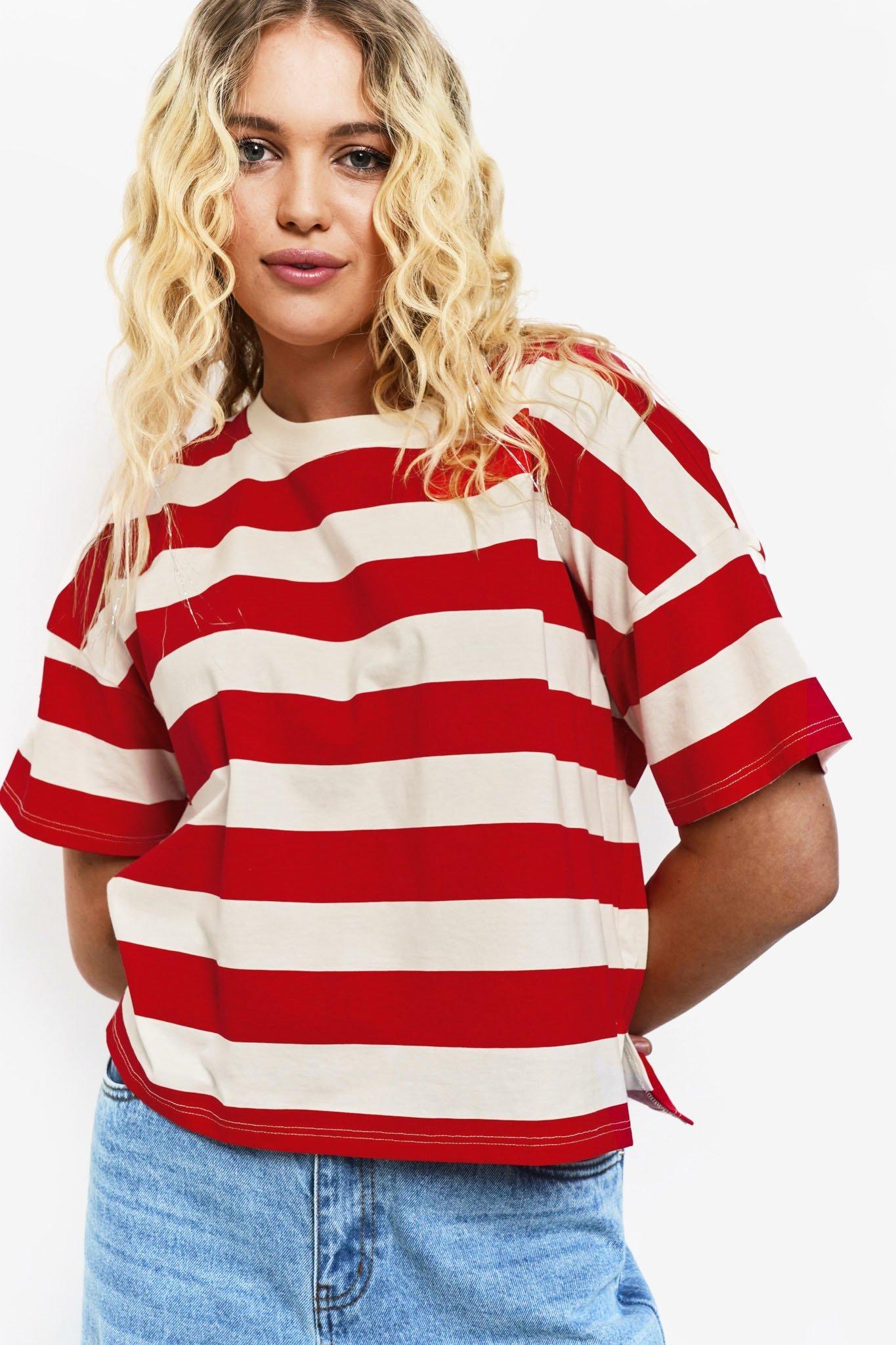 Stripe Boxy T-Shirt