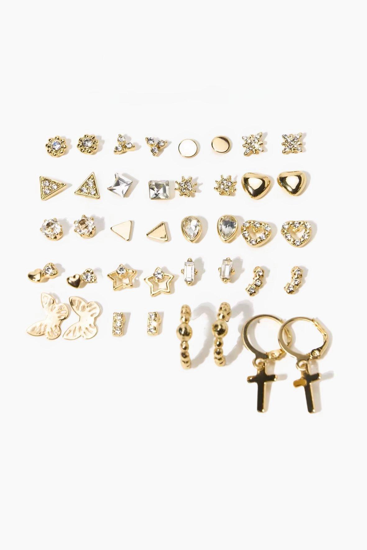 20 Pack Stud Earrings