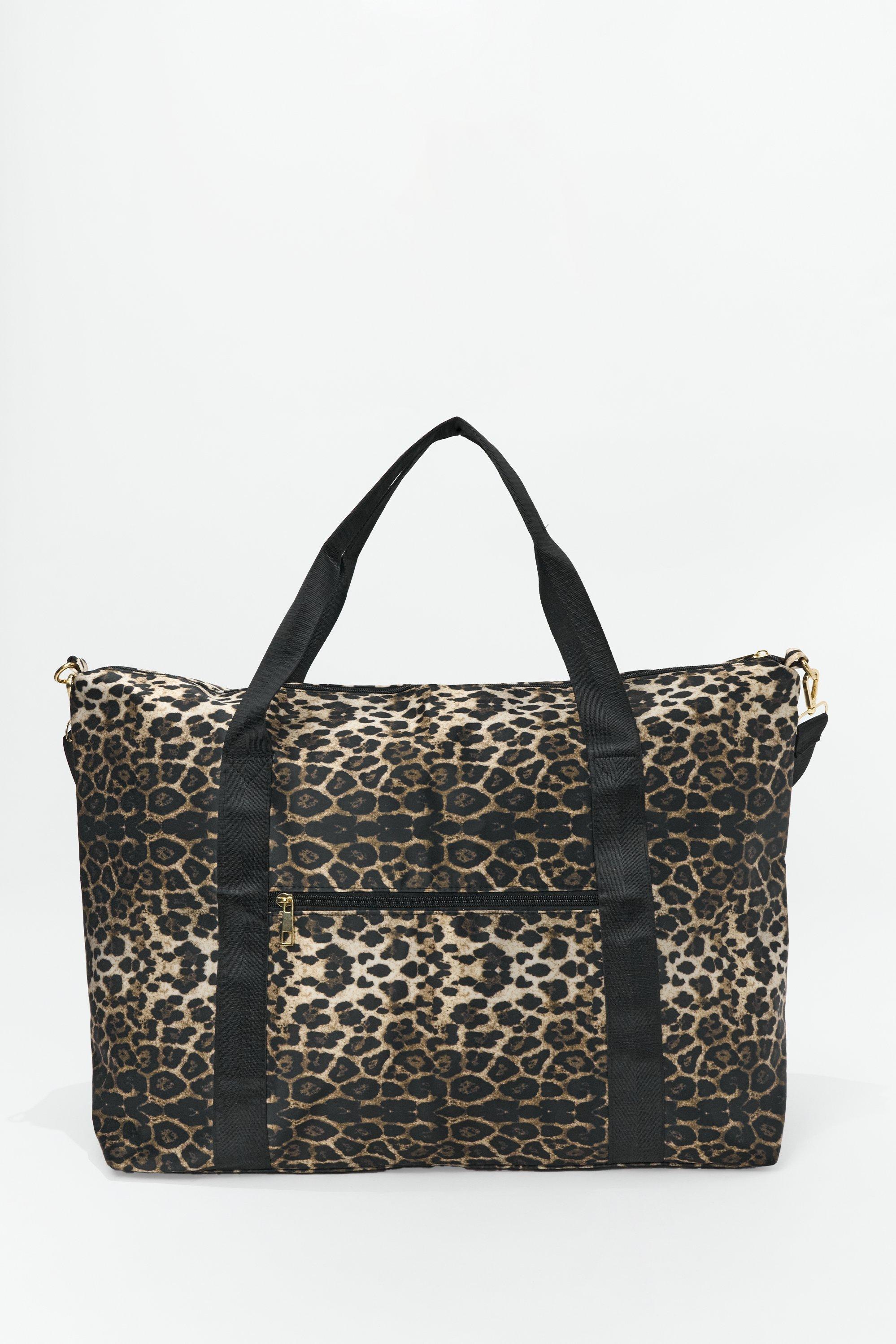 Leopard Print Travel Bag