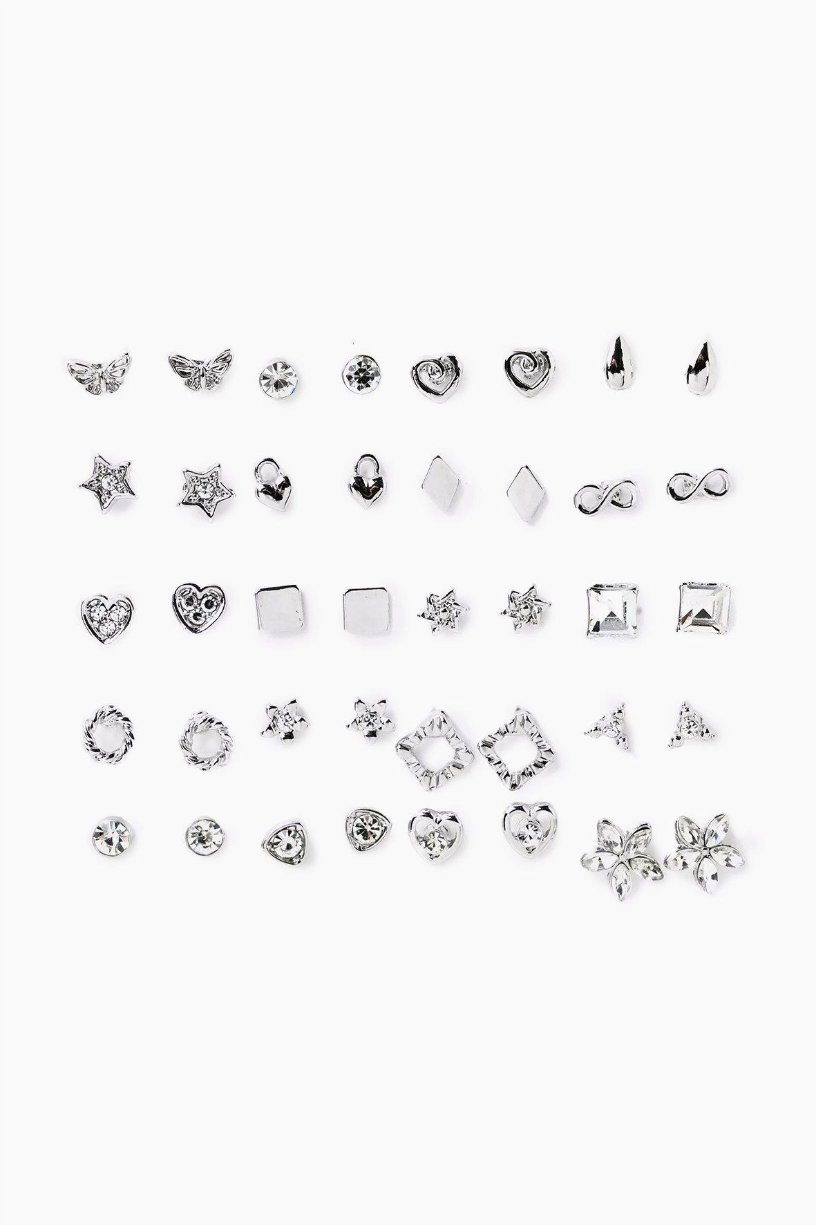 20 Pack Stud Earrings