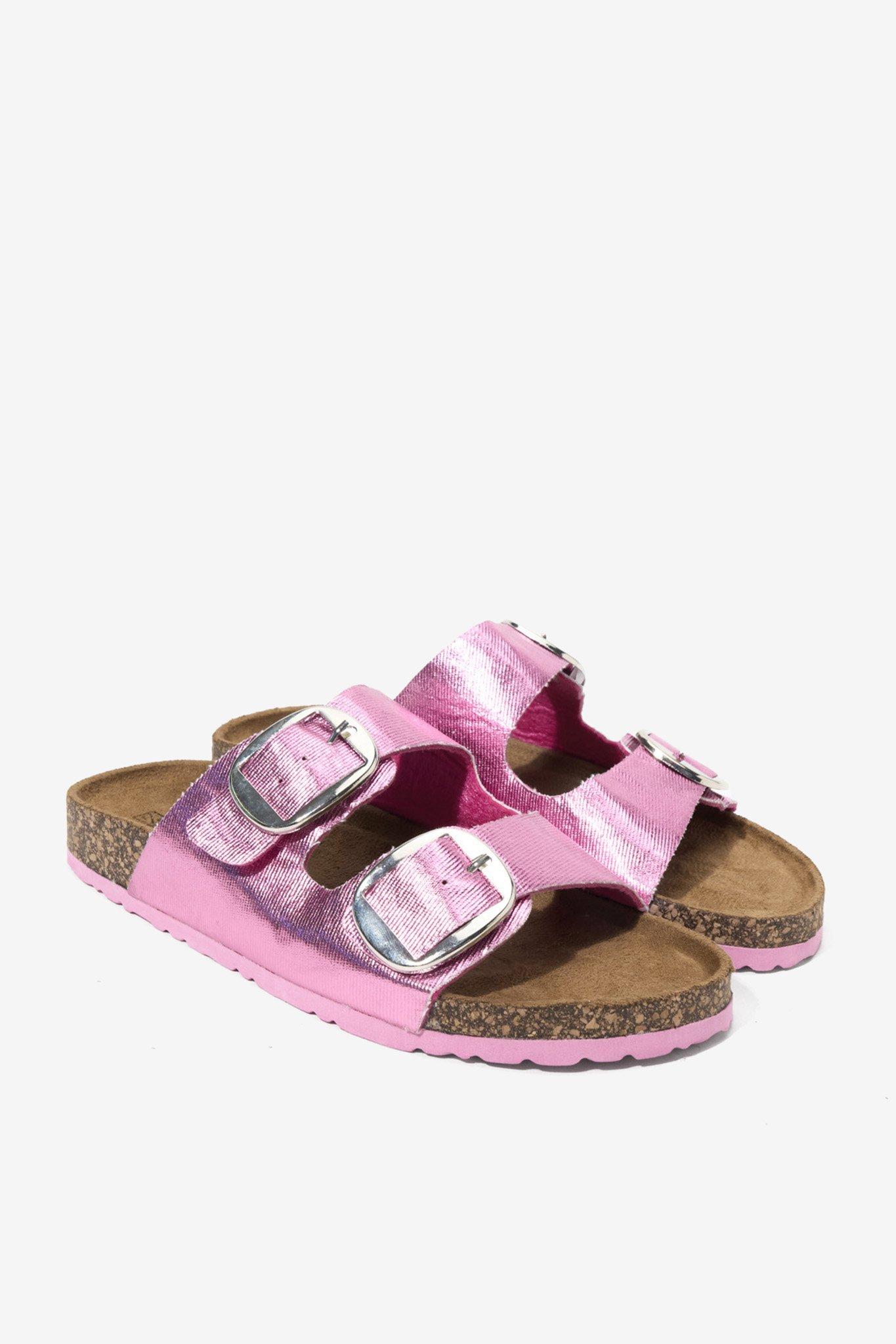 Metallic Double Buckle Slider