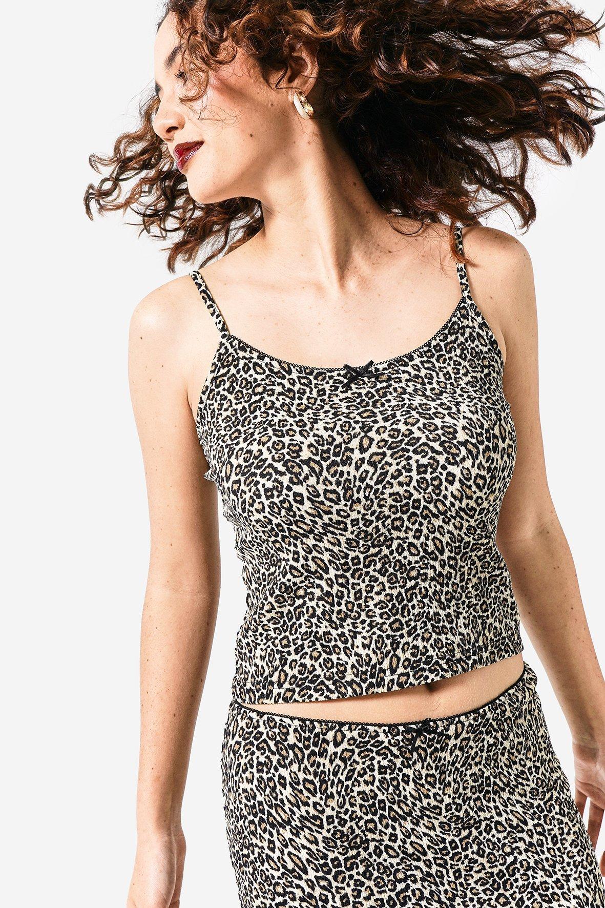 Leopard Print Cami Top