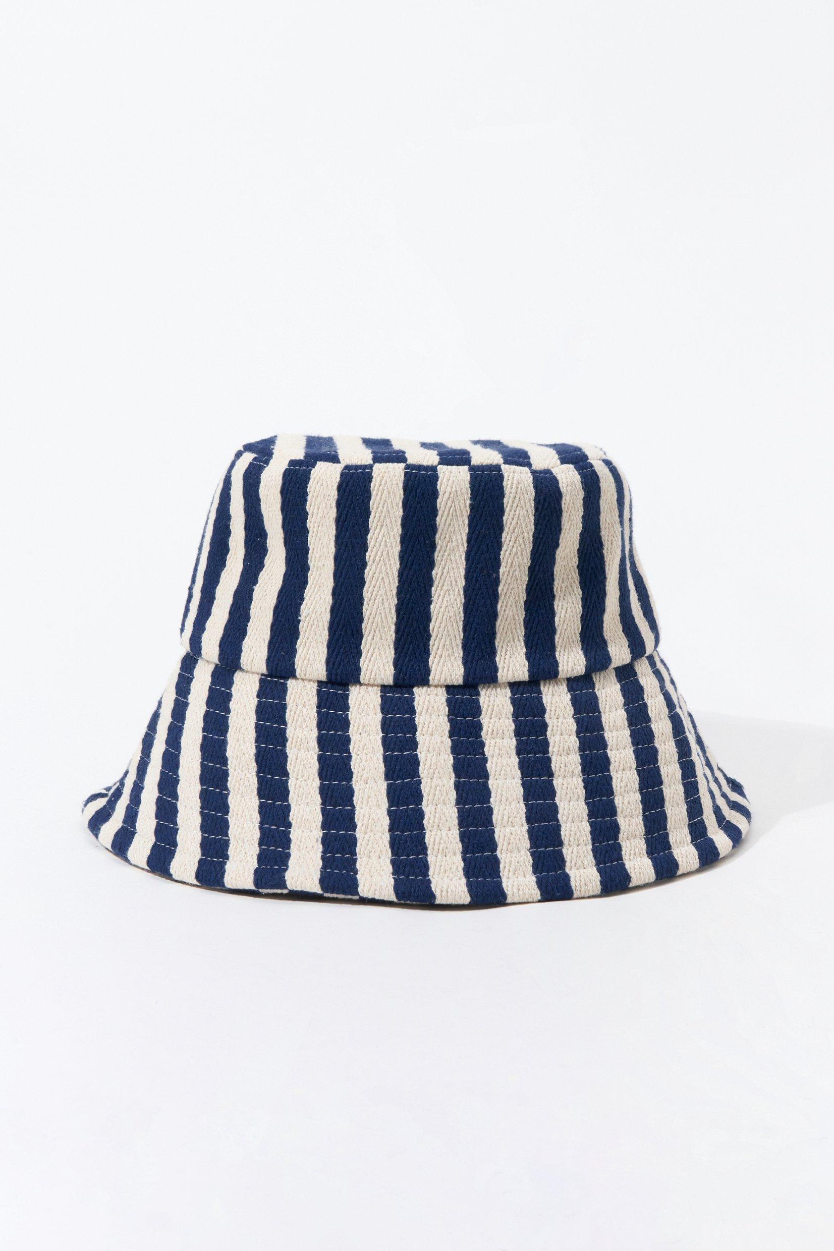 Stripe Bucket Hat