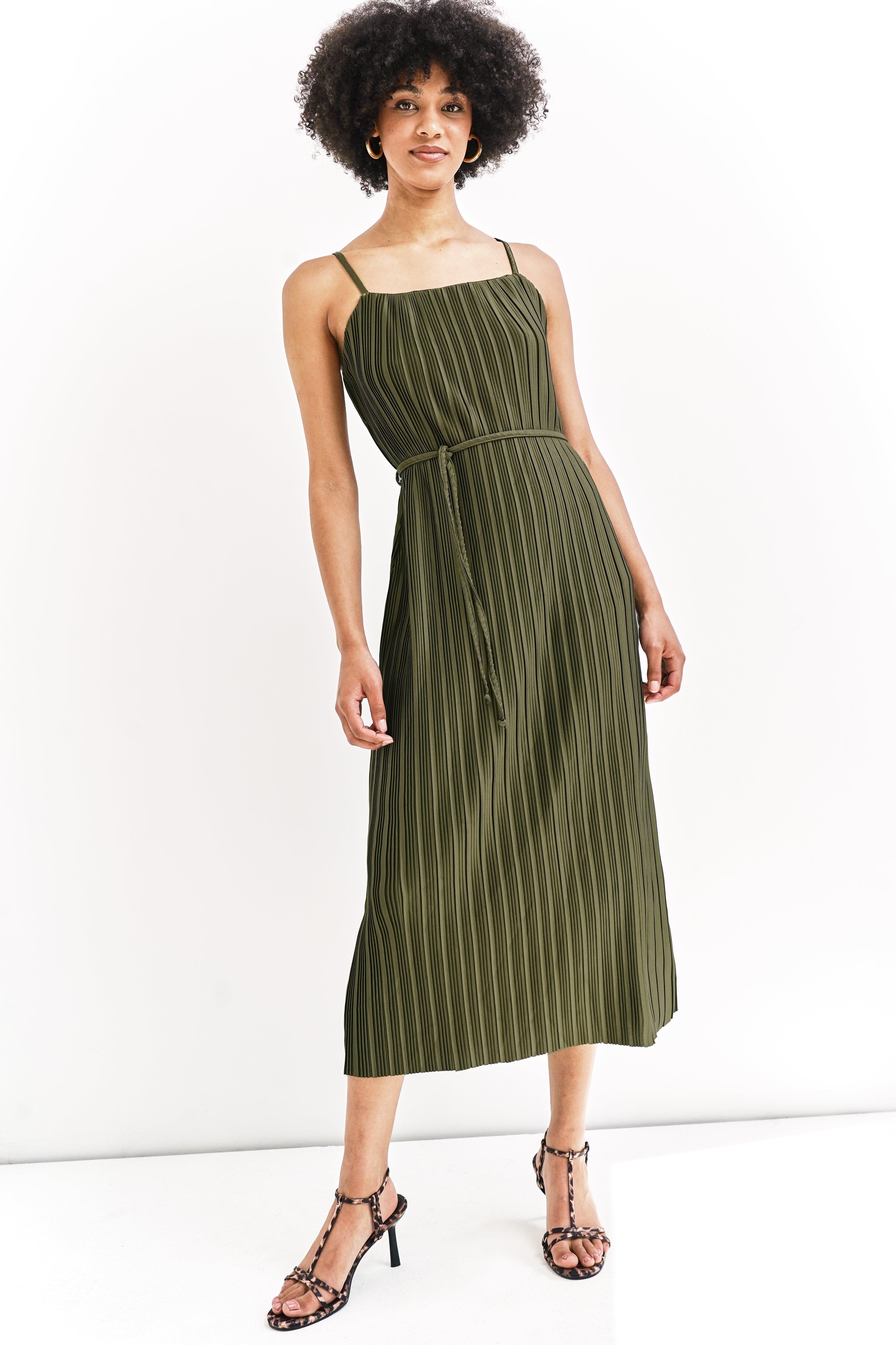 Column Slip Dress