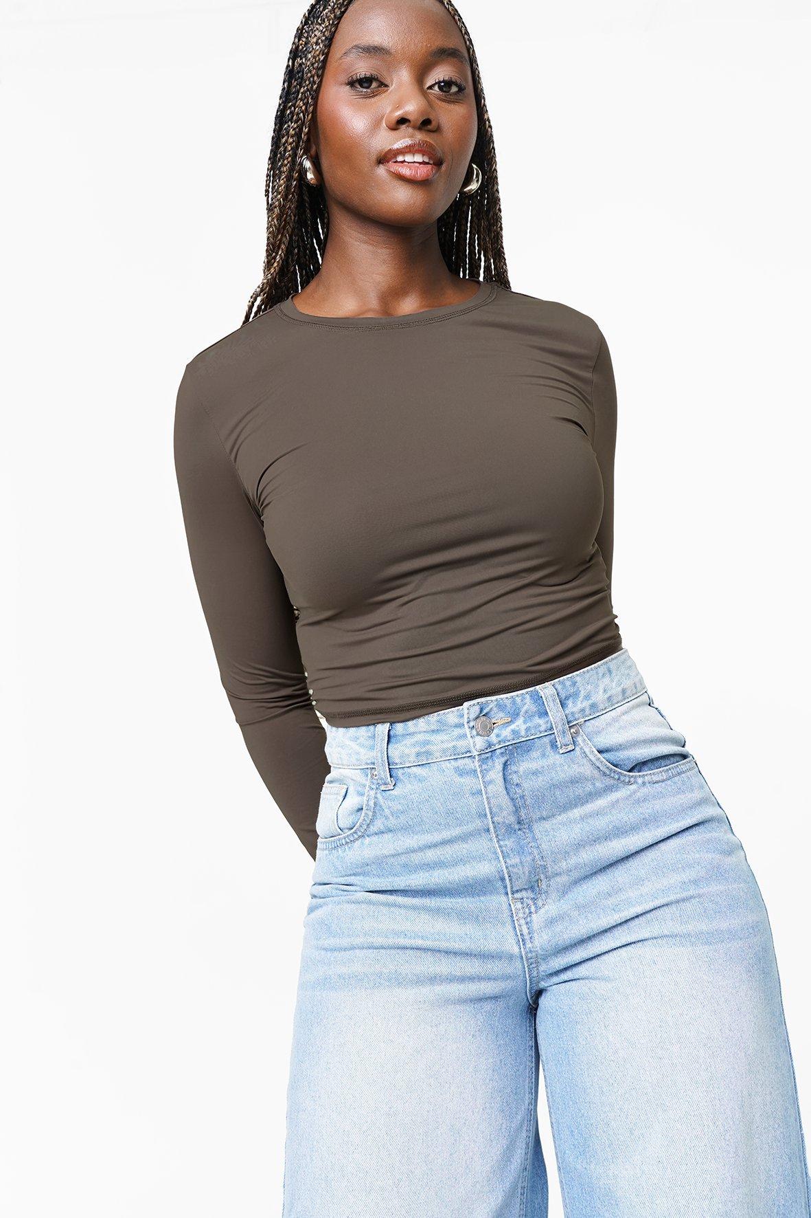 Skin Tight Long Sleeve Top 1636