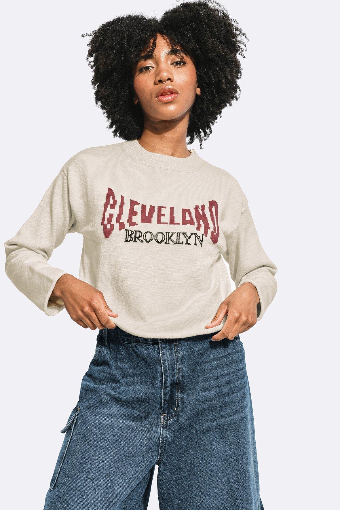 Boxy Crew Neck Knit