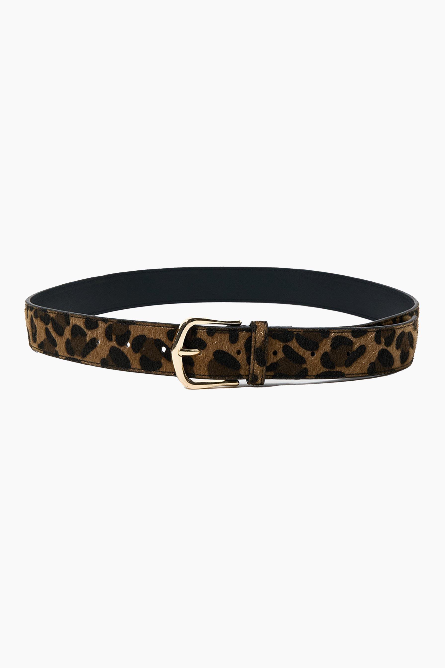 Leopard Print Belt