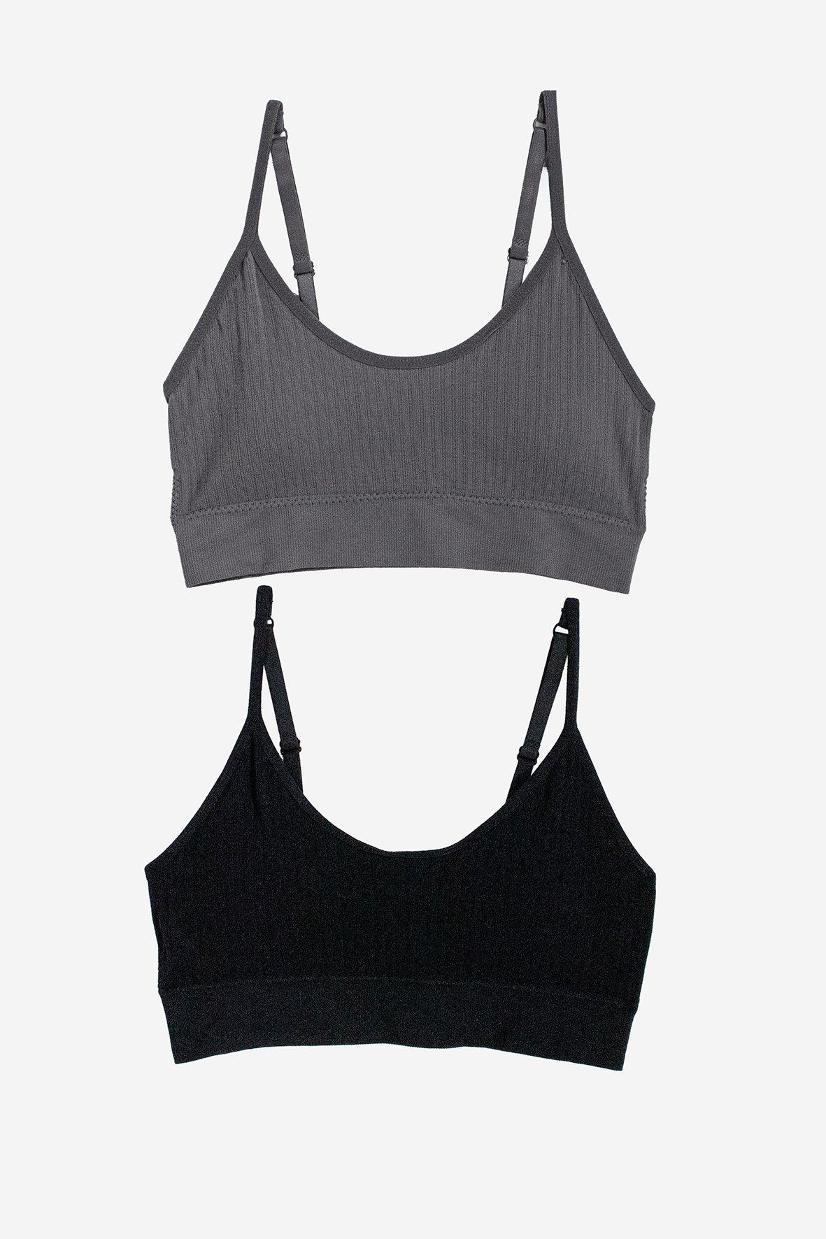2 Pack Crop Bras