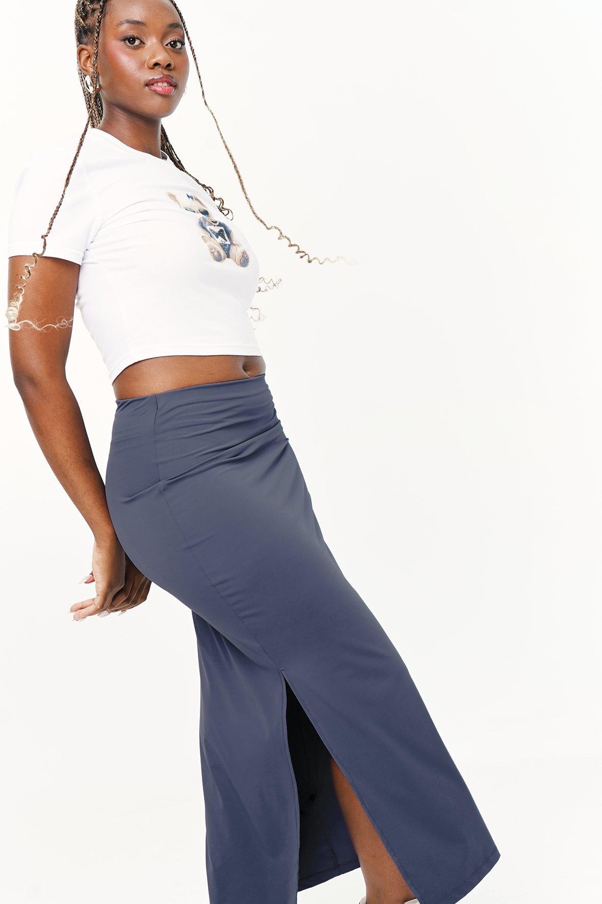 Skin Tight Midi Skirt