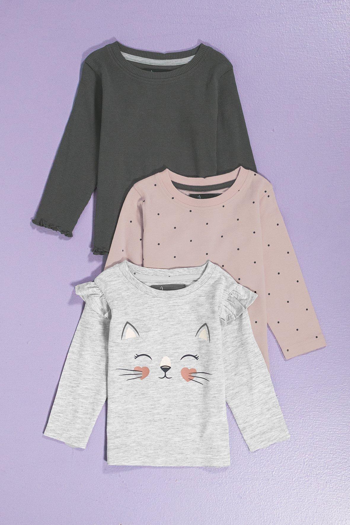 3 Pack Long Sleeve Tops