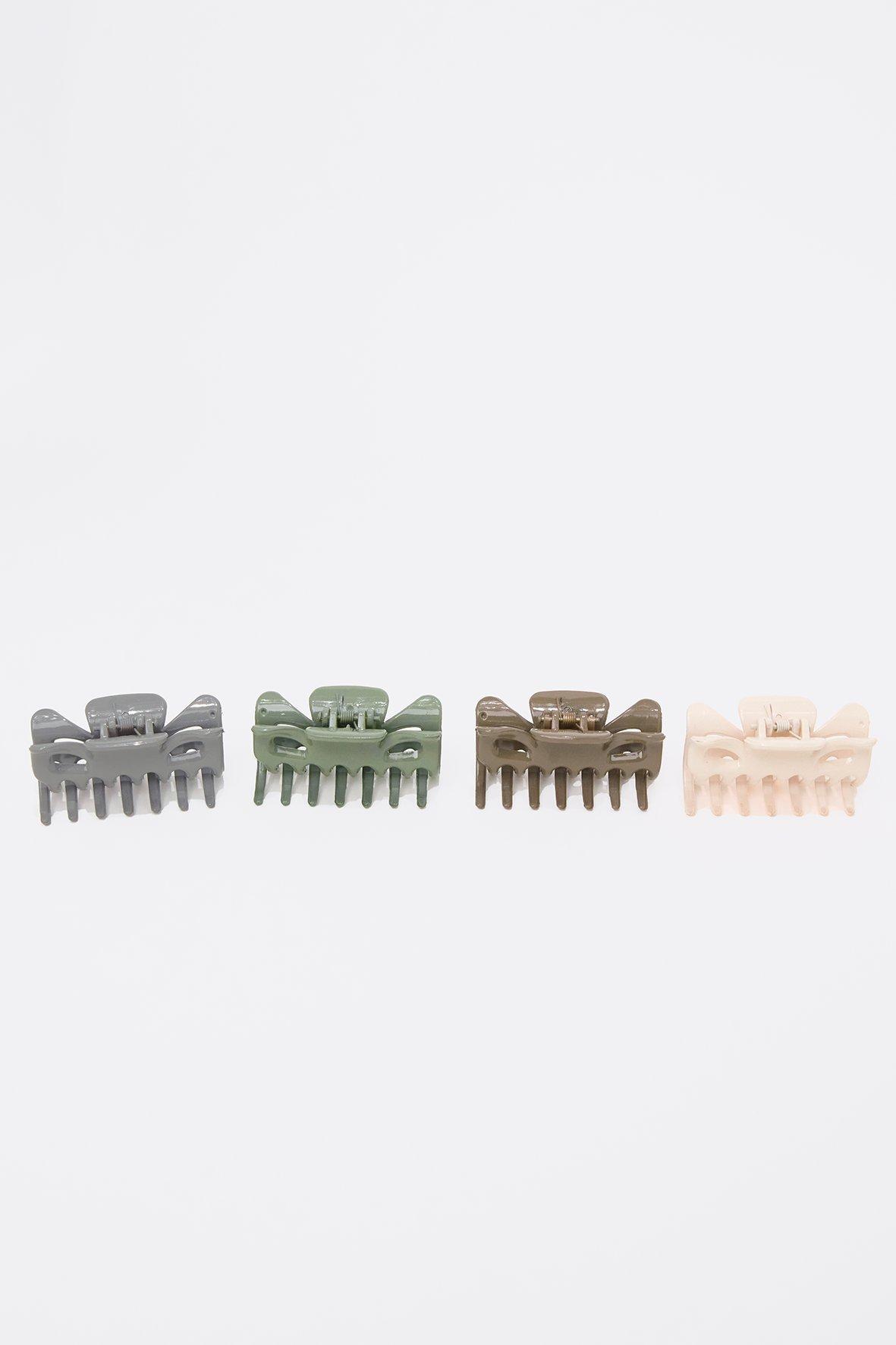 4 Pack Mini Hair Claw
