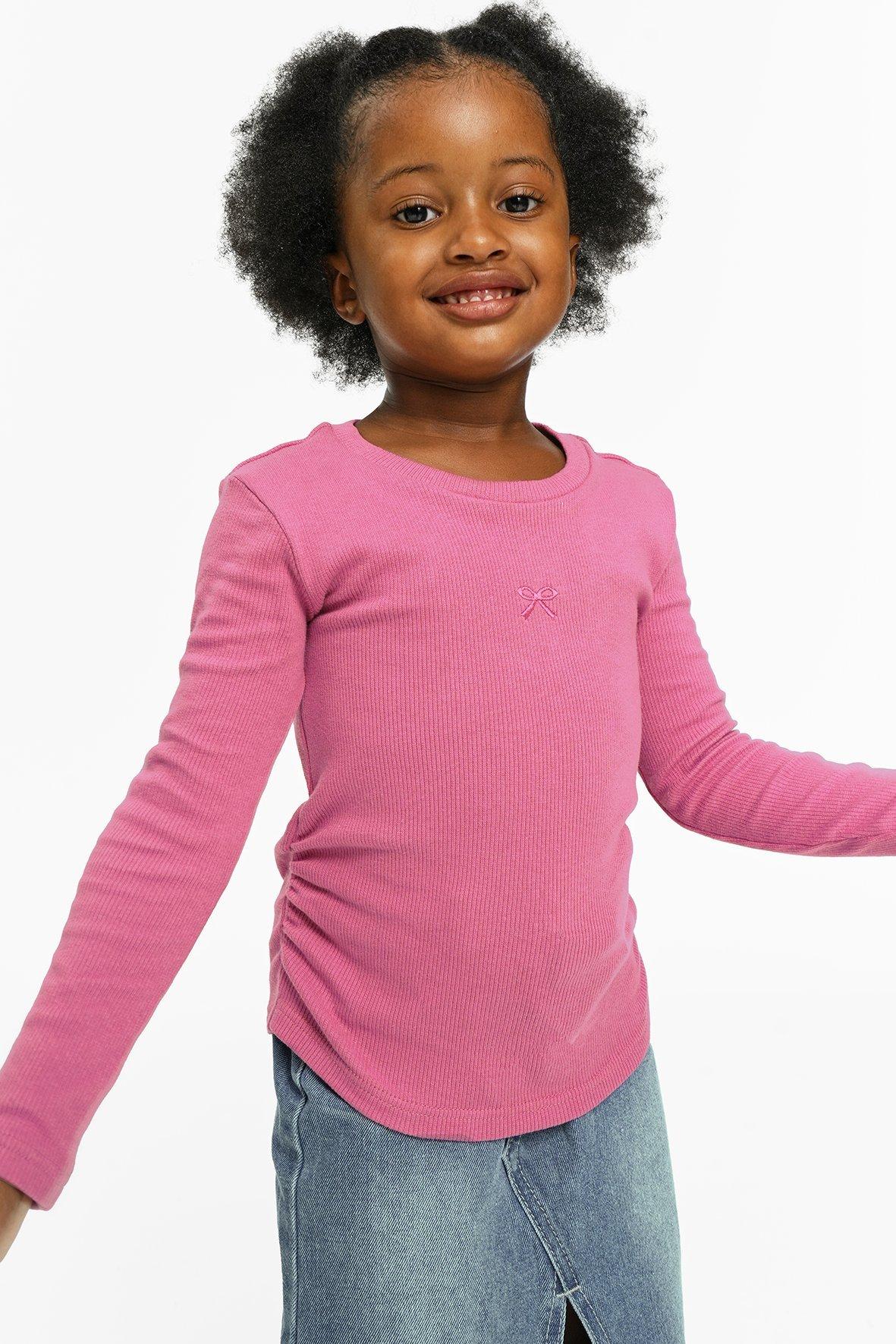 Long Sleeve Side Ruch Top