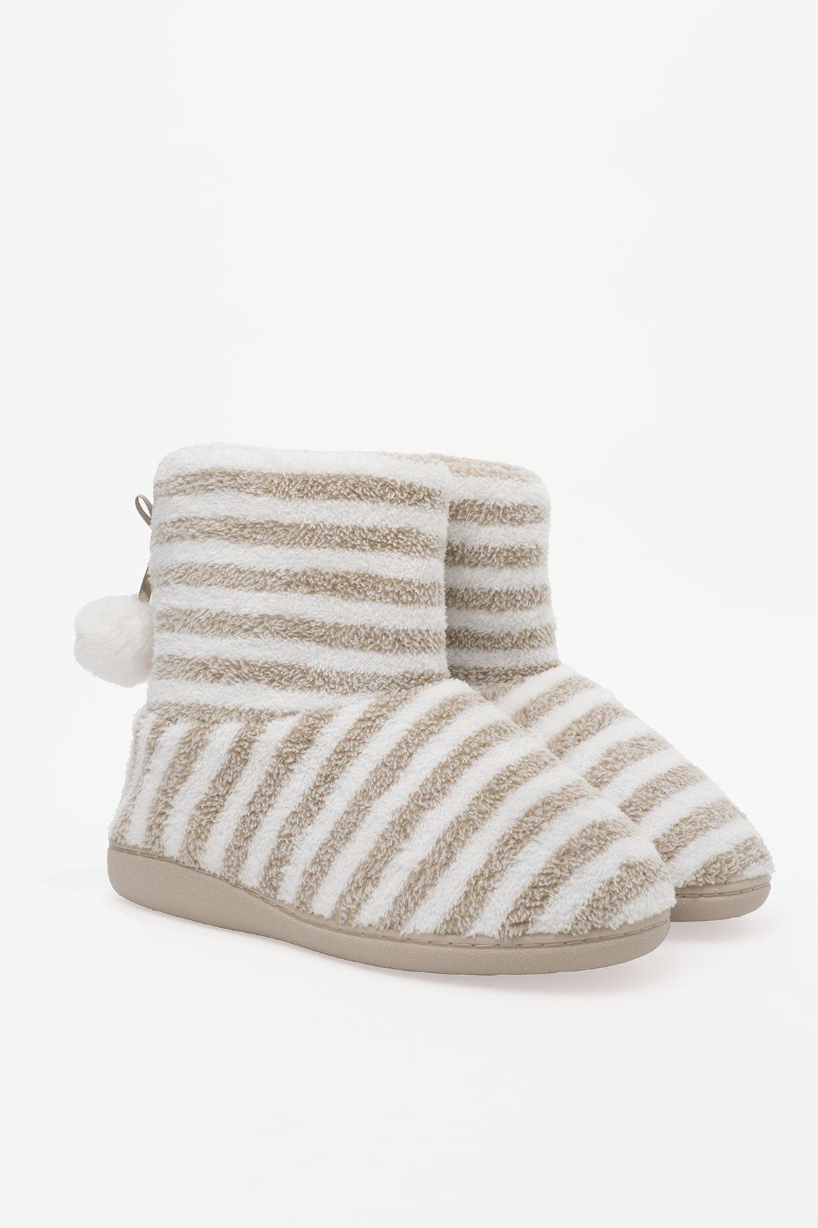 Stripe Slipper Boot