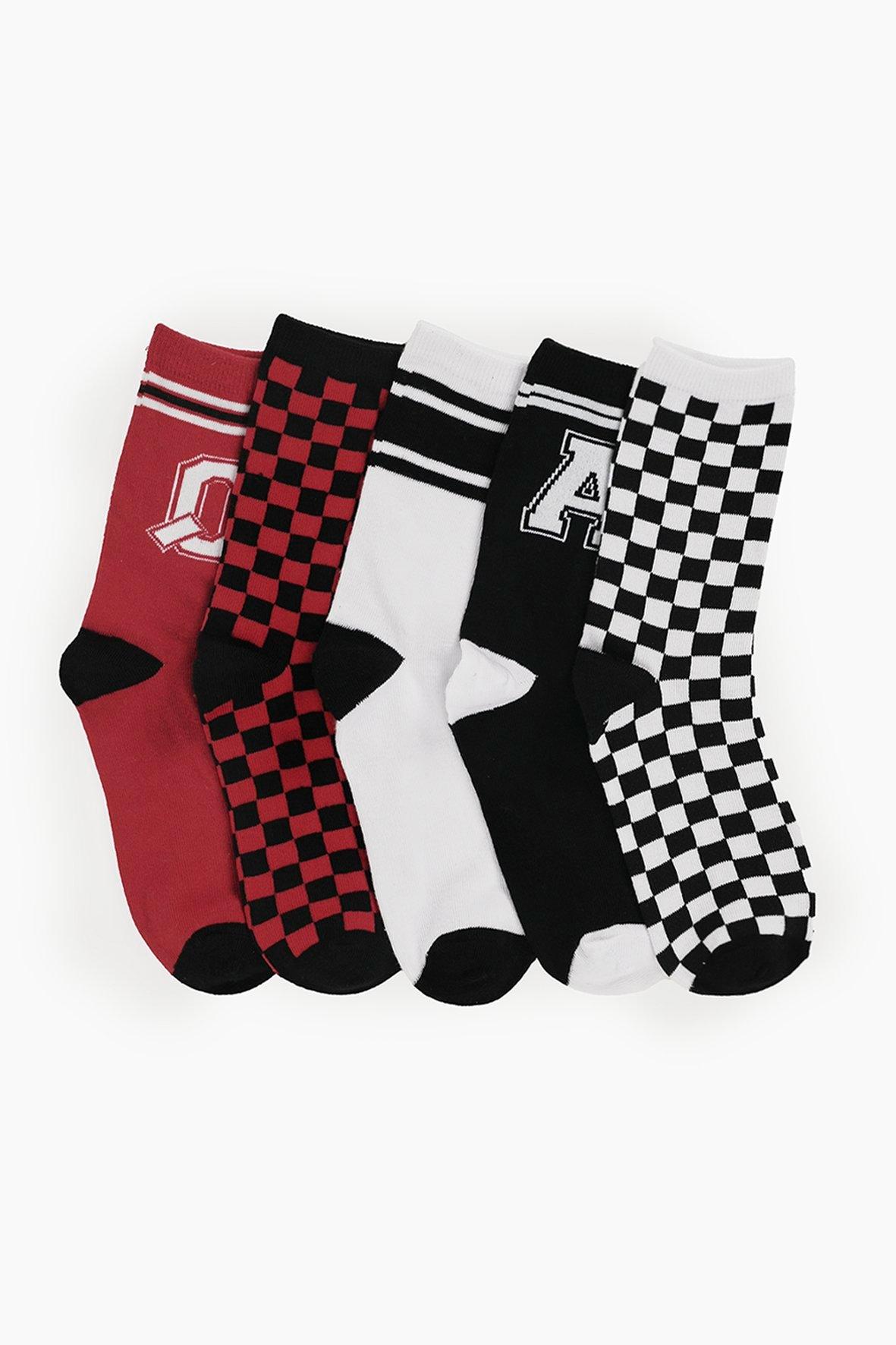 5 Pack Socks