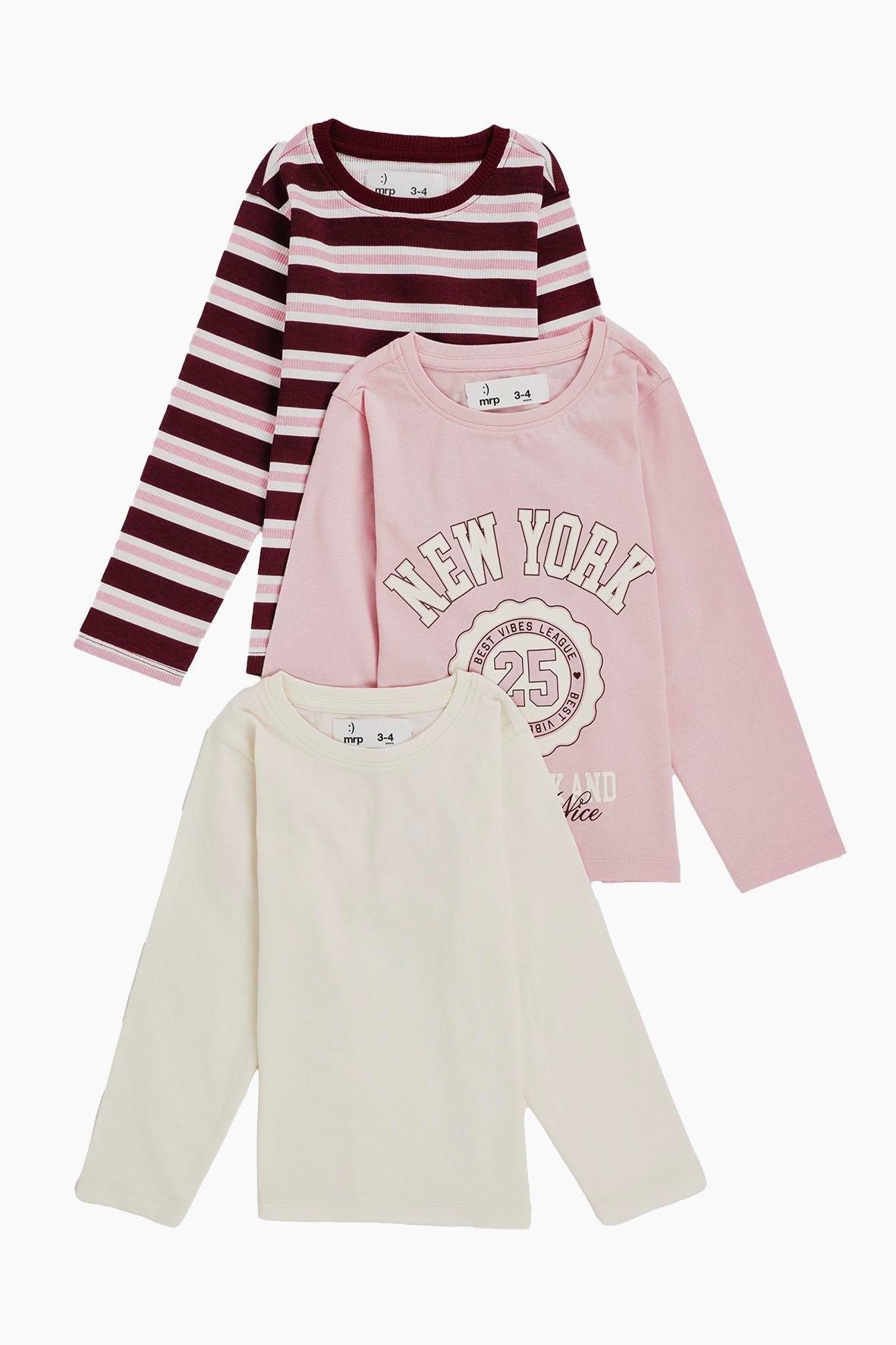 3 Pack Long Sleeve Tops