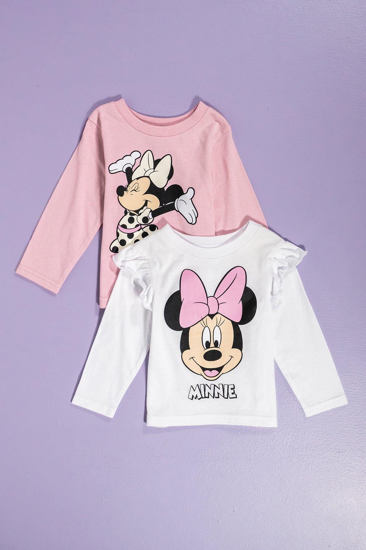 Minnie Mouse 2 Pack Long Sleeve Tops