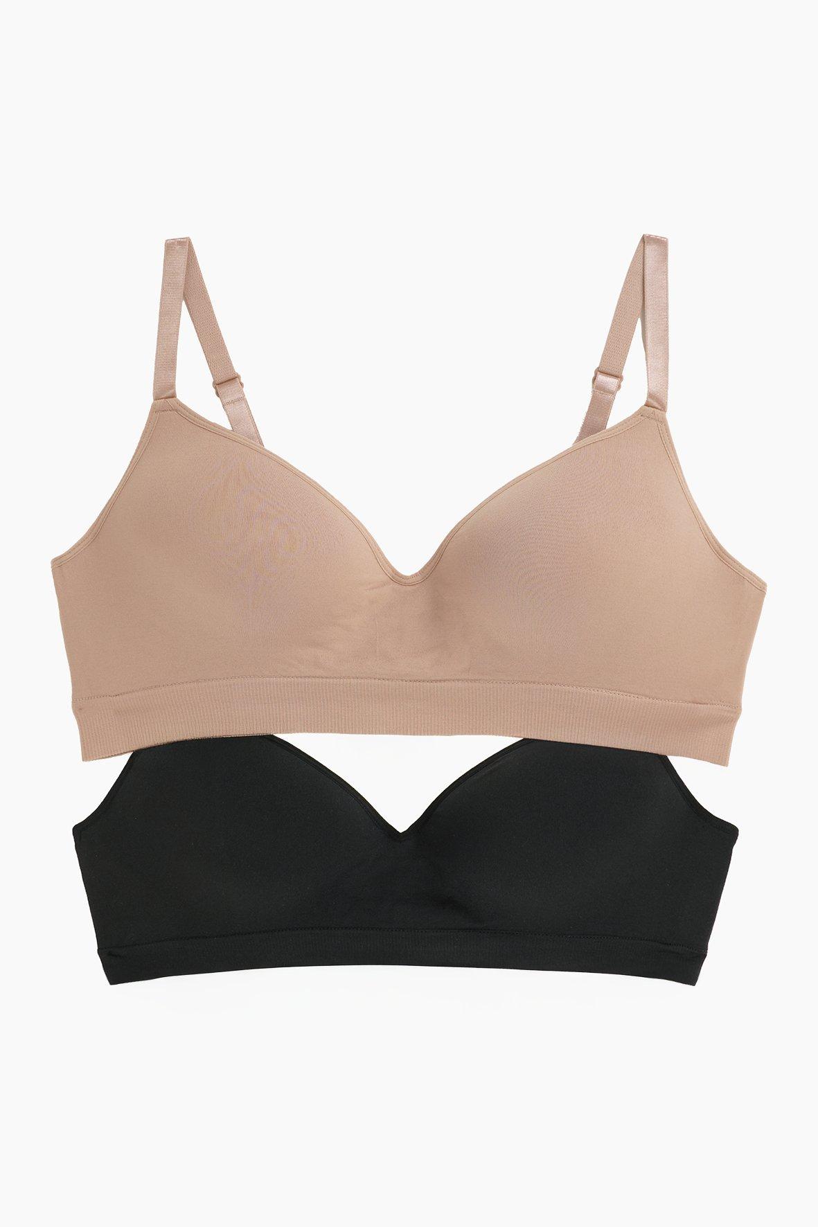 2 Pack Crop Bra