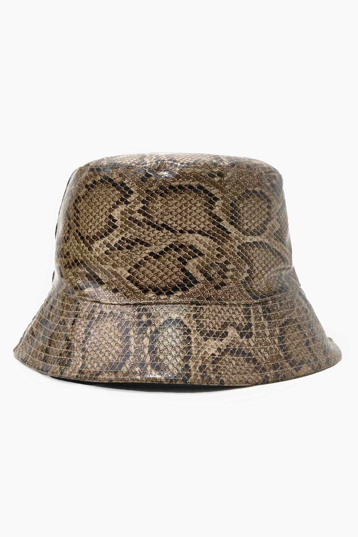 Snakeskin Bucket Hat