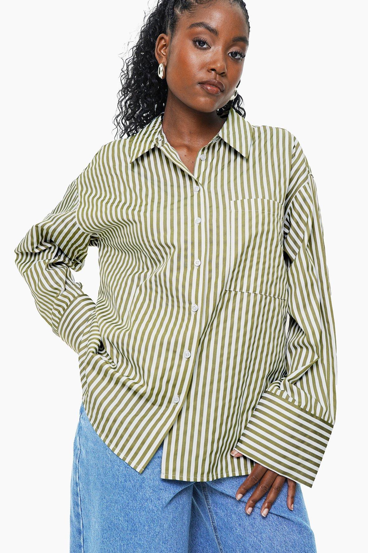 Stripe Slouchy Shirt