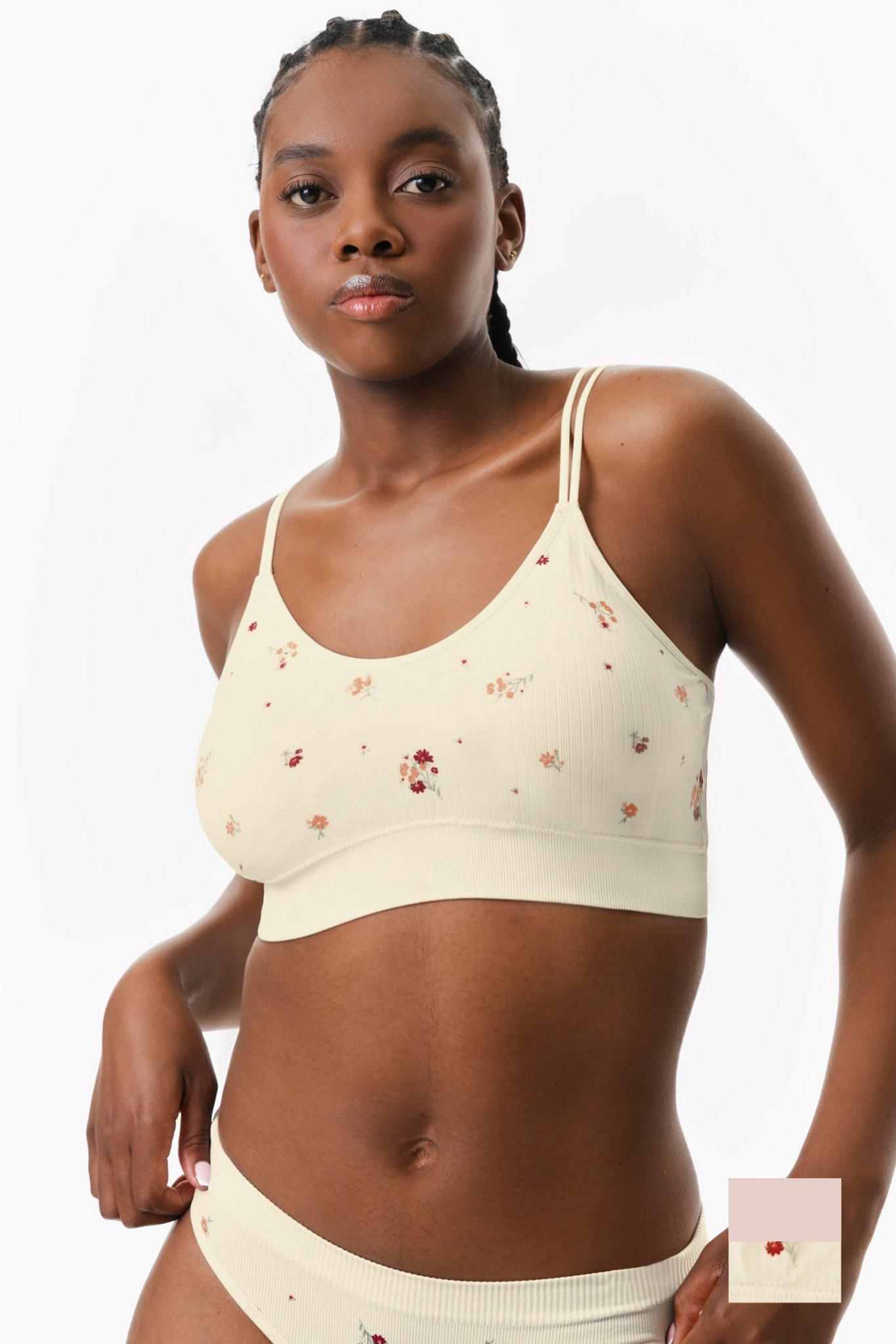 2 Pack Seamless Crop Bra