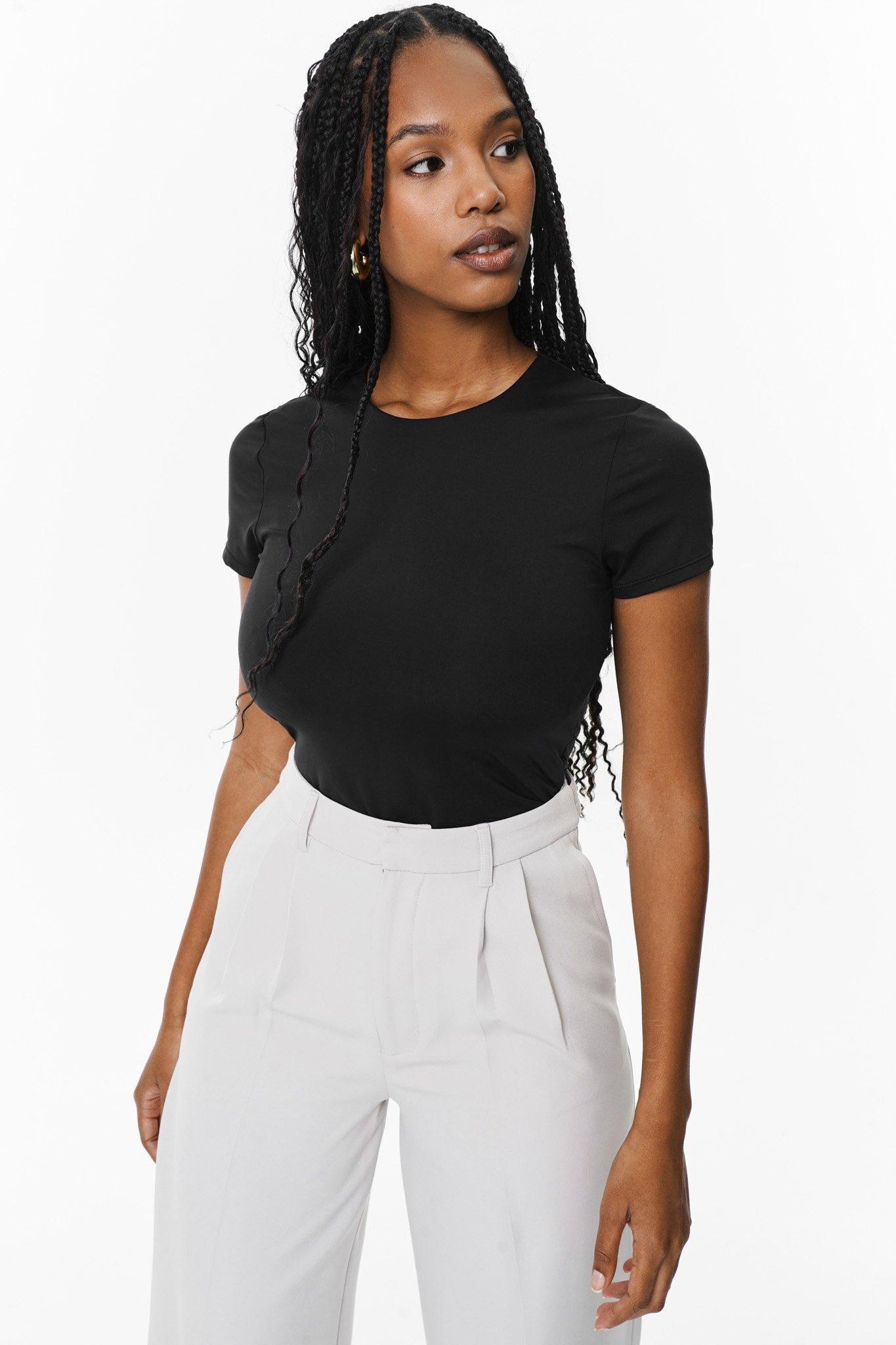 Fitted Short Sleeve Top