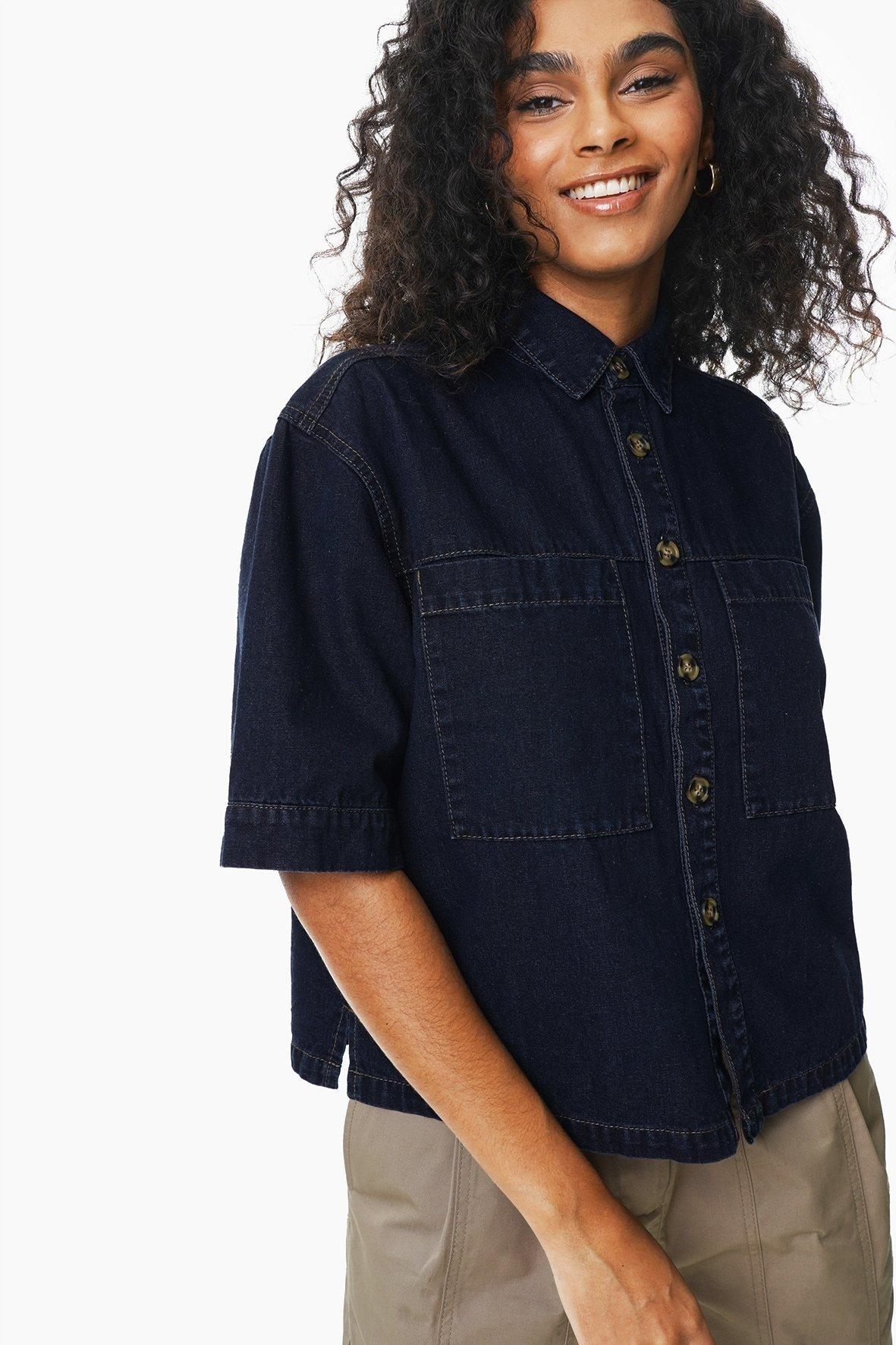 Denim Boxy Shirt
