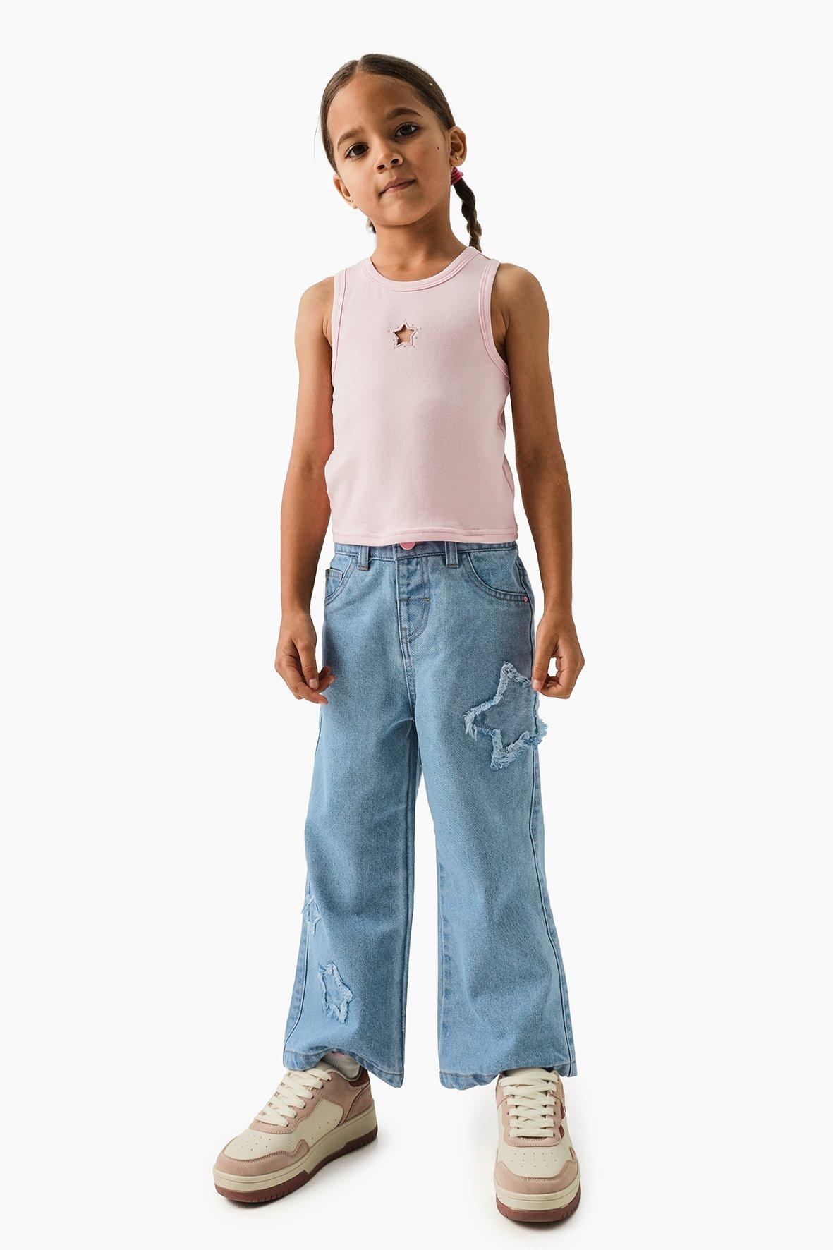 Wide-Leg Denim