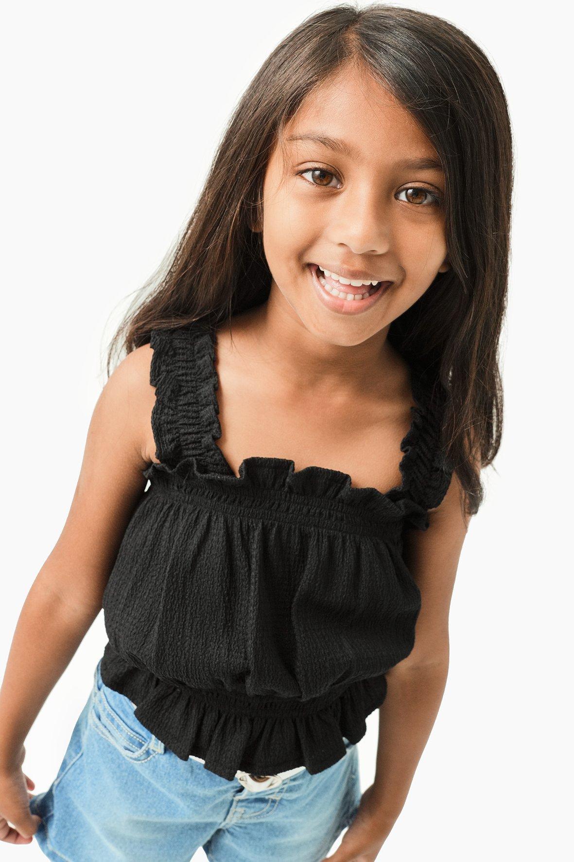Shirred Knit Top