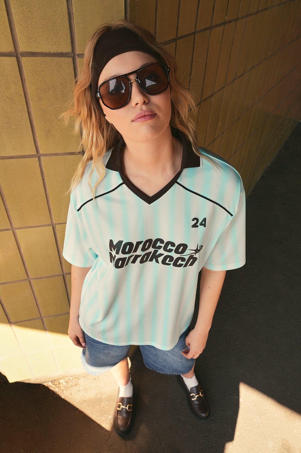 Oversized Football T-Shirt