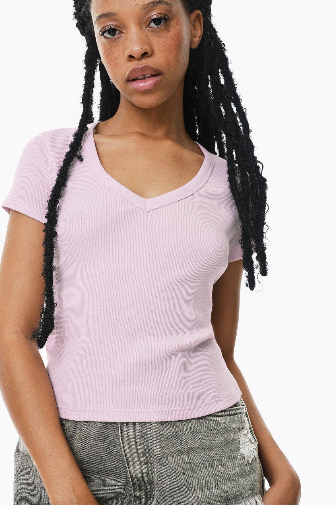 Ribbed Fitted Top