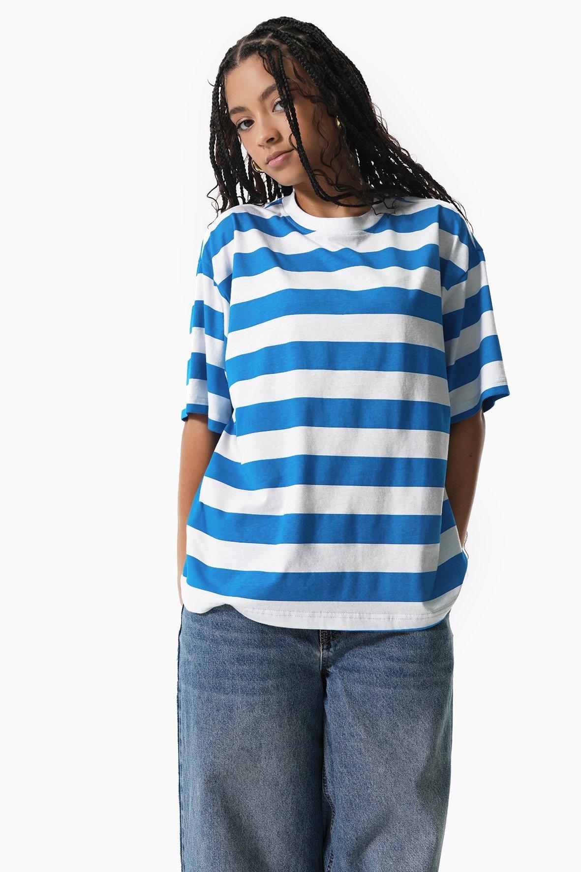 Stripe Oversized Boxy Top