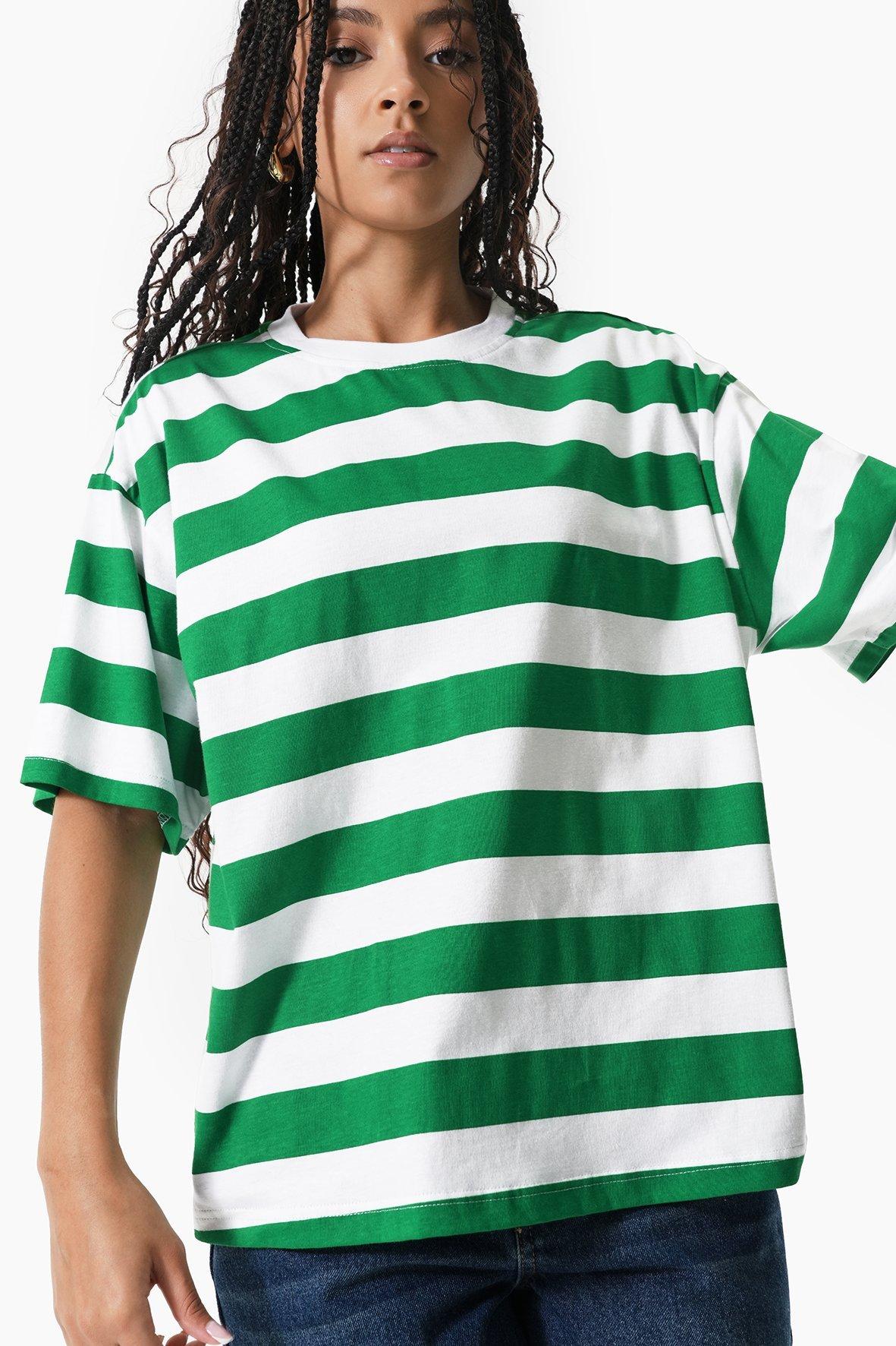 Stripe Oversized Boxy Top