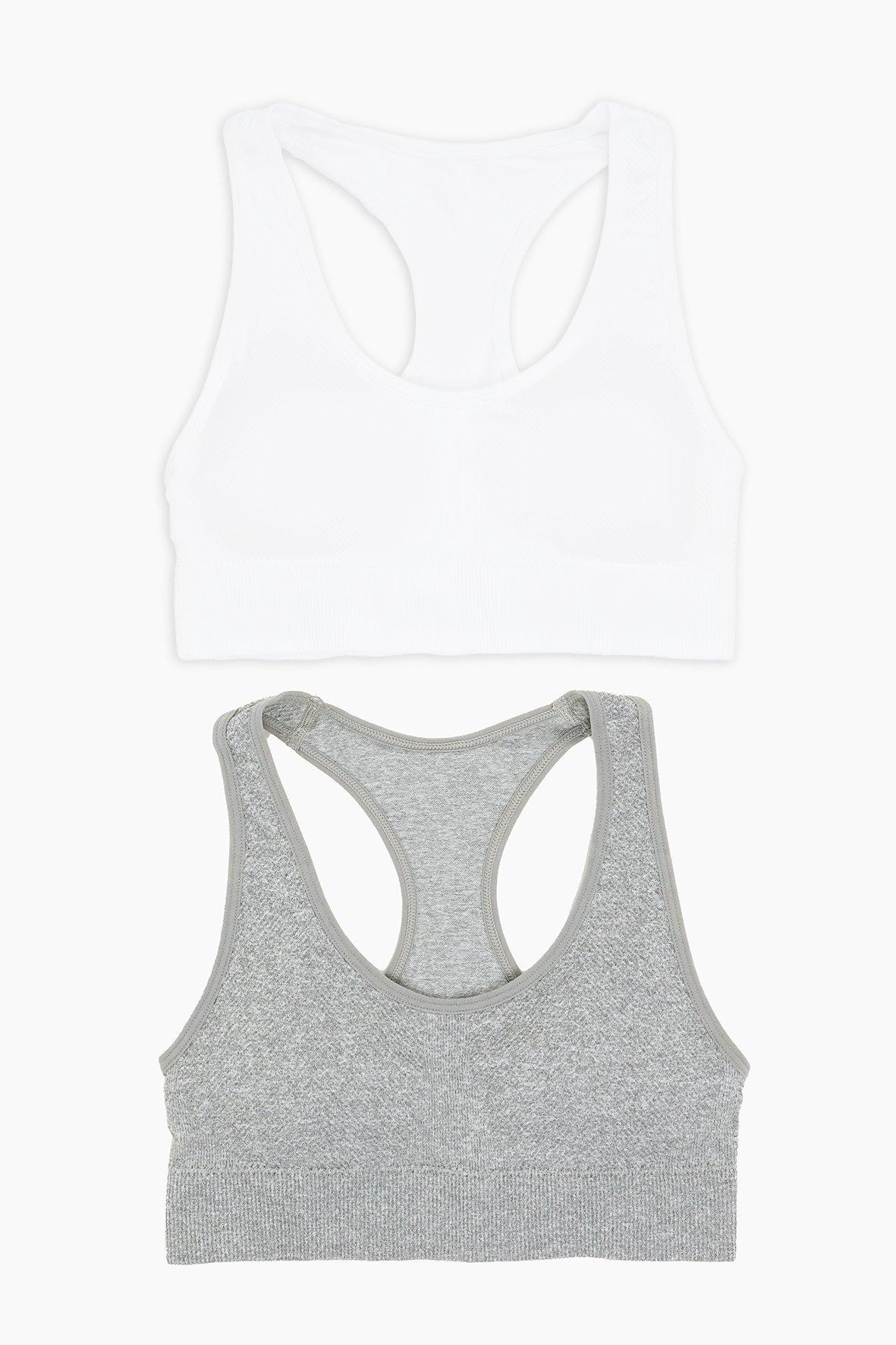 2 Pack Crop Bras