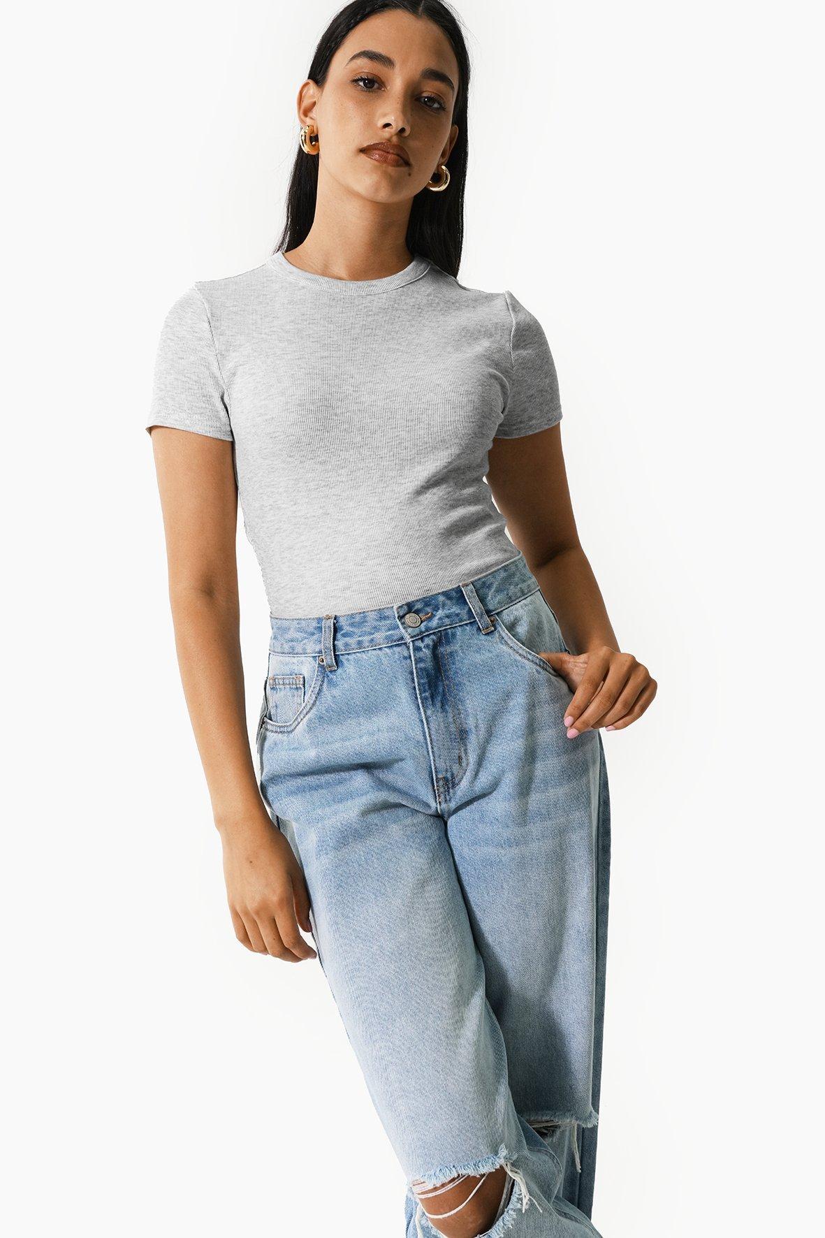 Ribbed Fitted Top