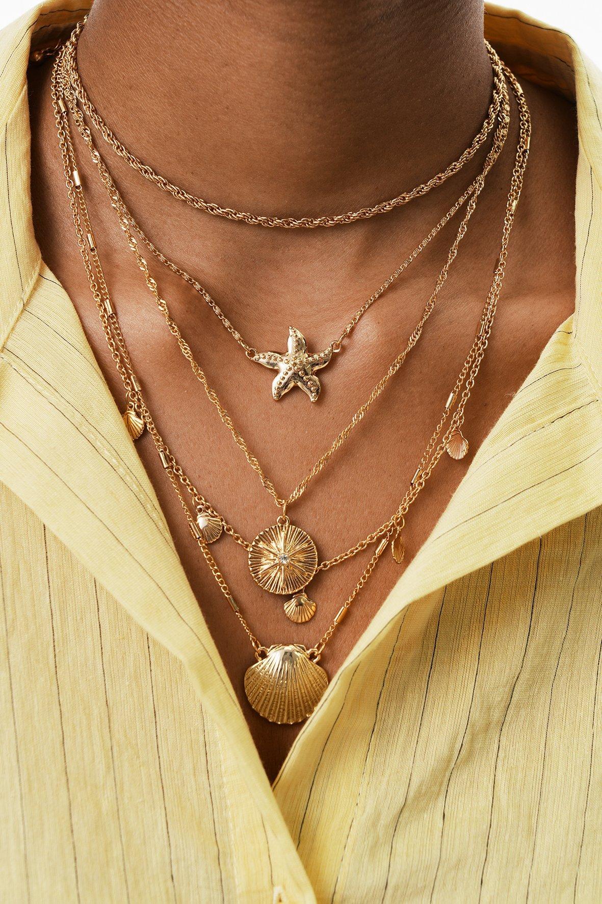 Layered Shell Necklace