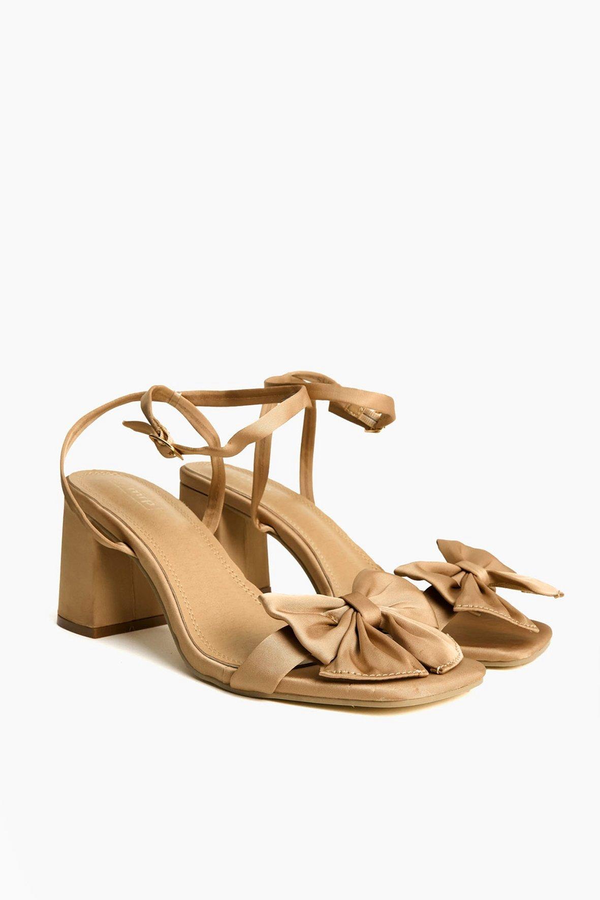 Bow Block Heel