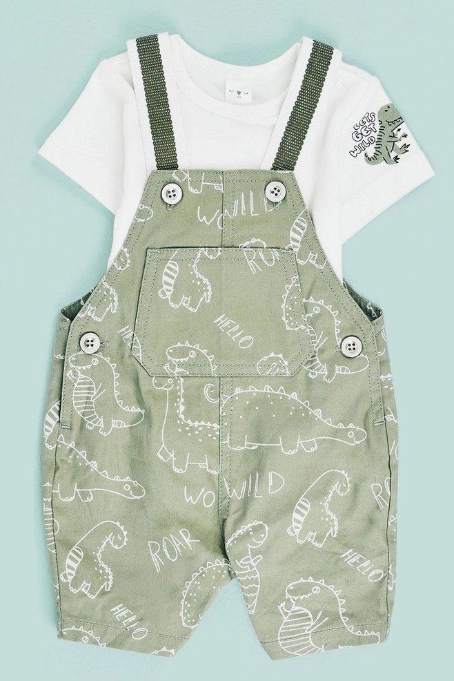 Dungaree And Bodysuit Set